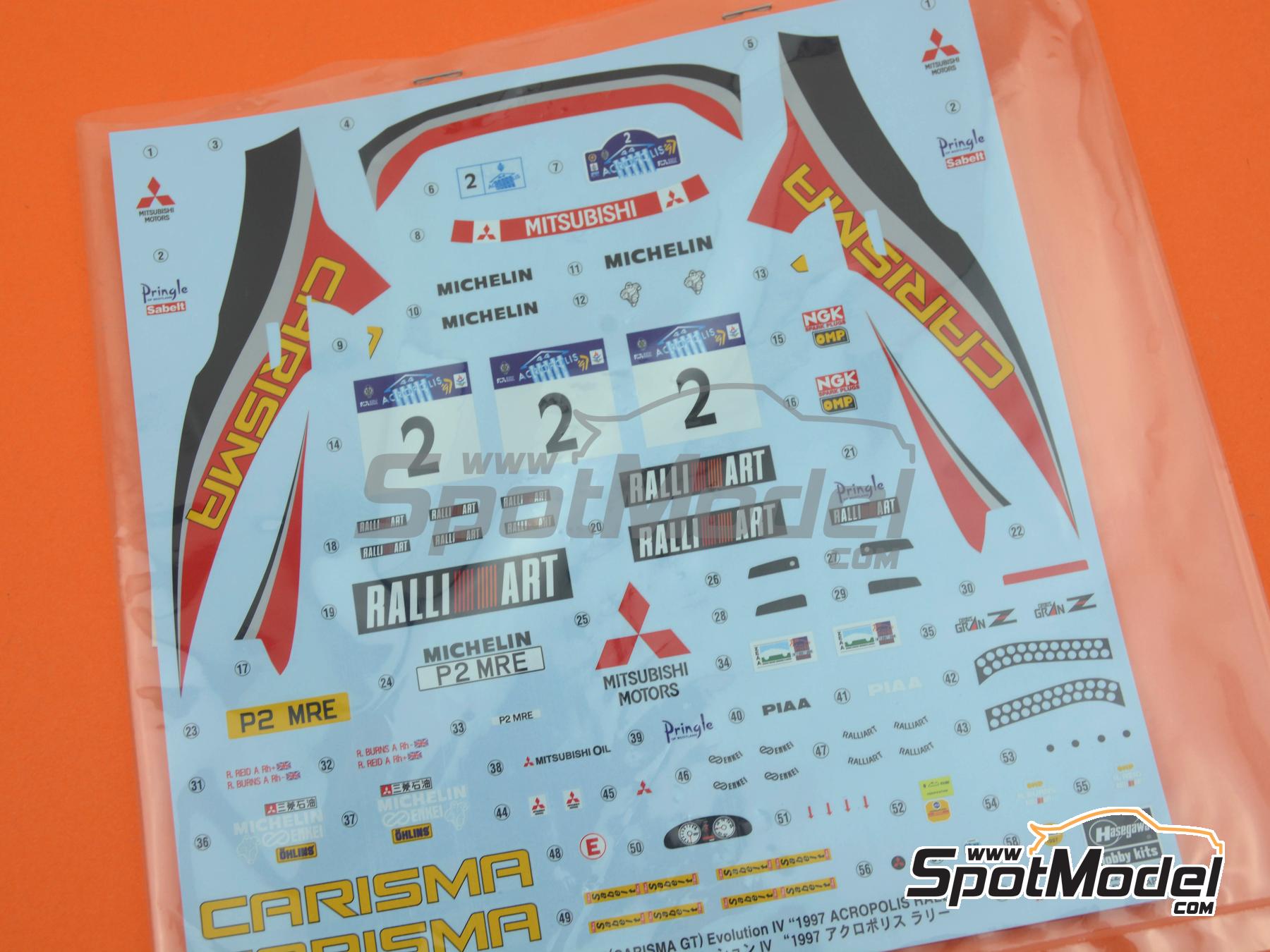 Hasegawa 20593: Car scale model kit 1/24 scale - Mitsubishi Lancer ...