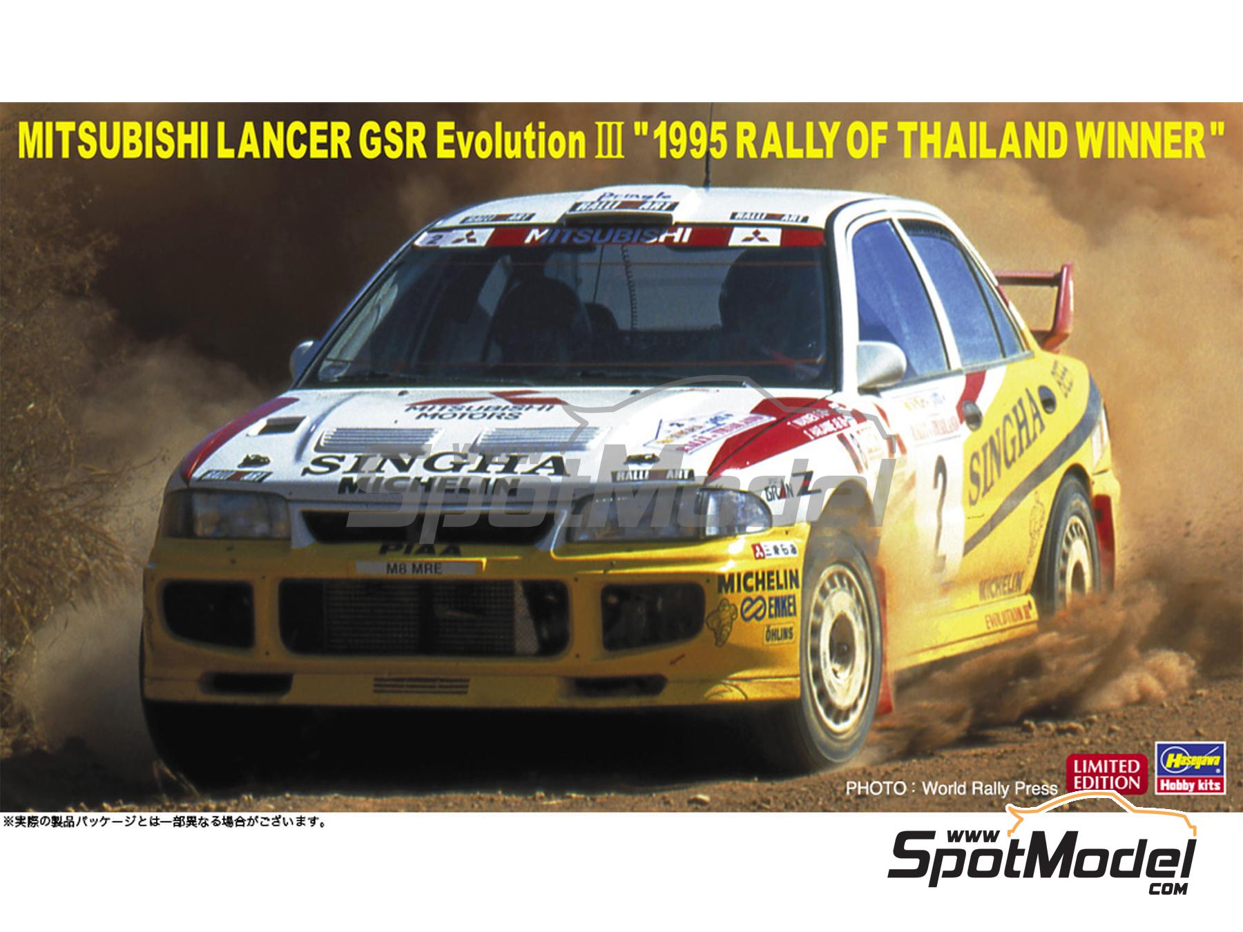 Hasegawa 20625: Car scale model kit 1/24 scale - Mitsubishi Lancer GSR ...