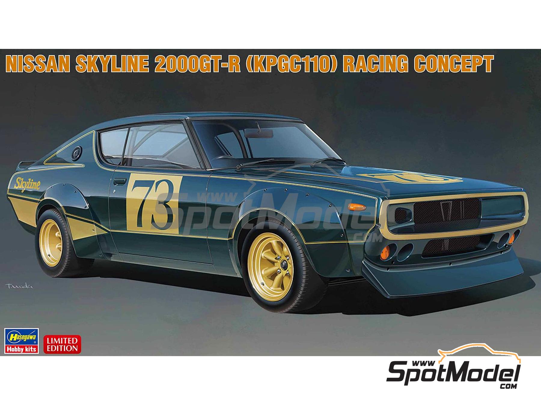 Hasegawa 20642: Car scale model kit 1/24 scale - Nissan Skyline 2000GT ...