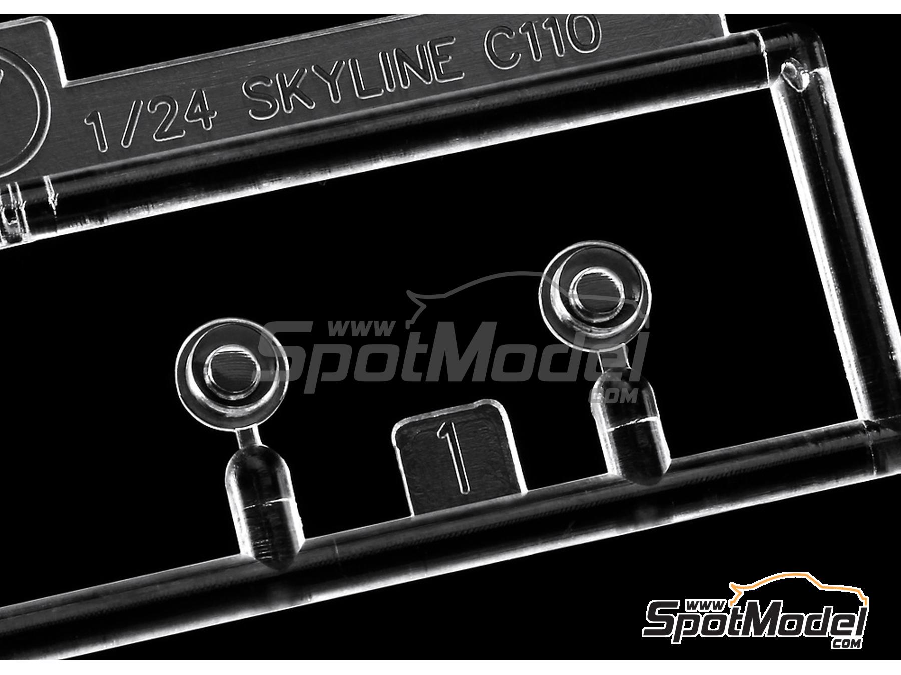 Hasegawa 20642: Car scale model kit 1/24 scale - Nissan Skyline 2000GT ...