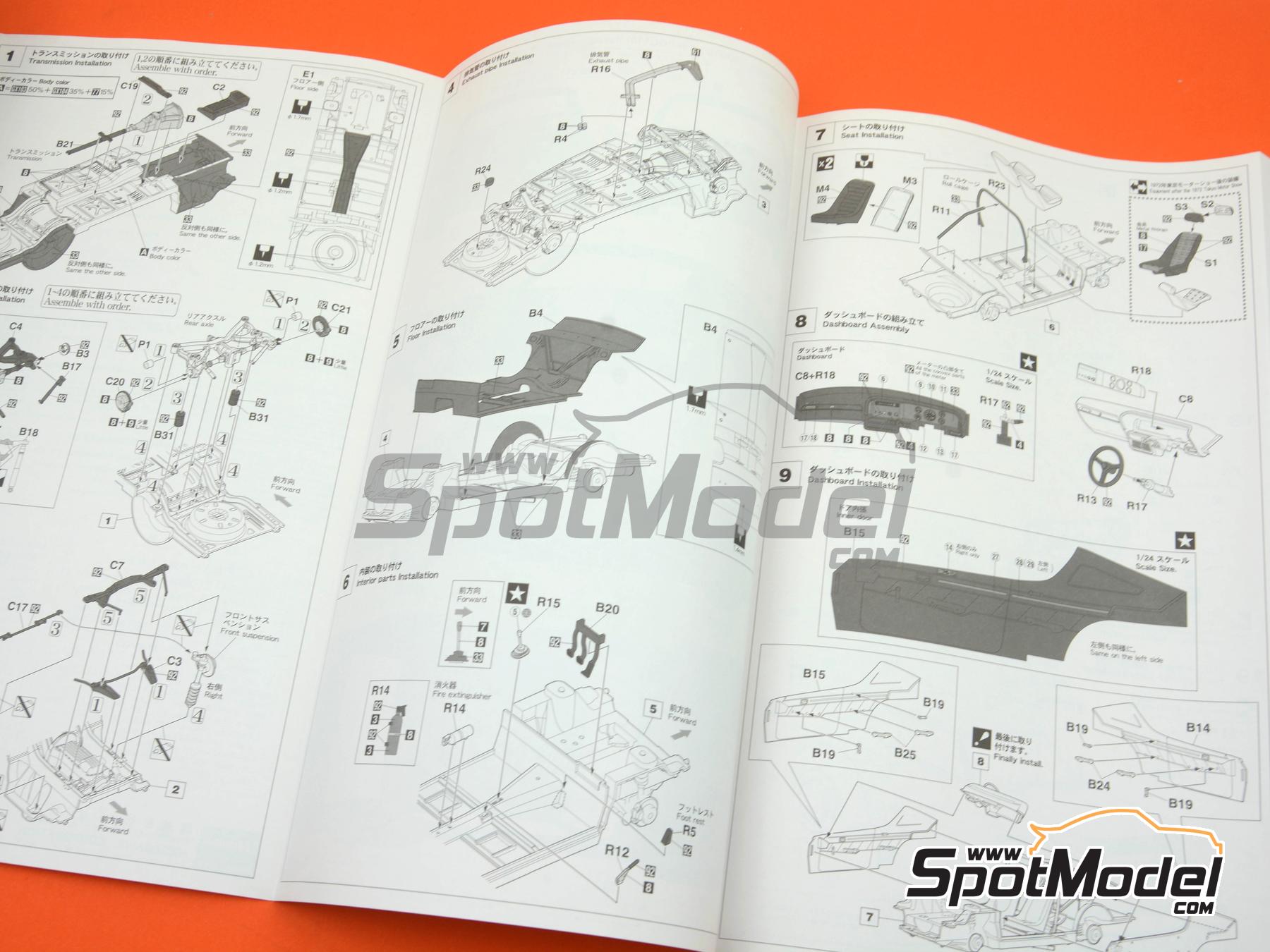 Hasegawa 20642: Car scale model kit 1/24 scale - Nissan Skyline 2000GT ...