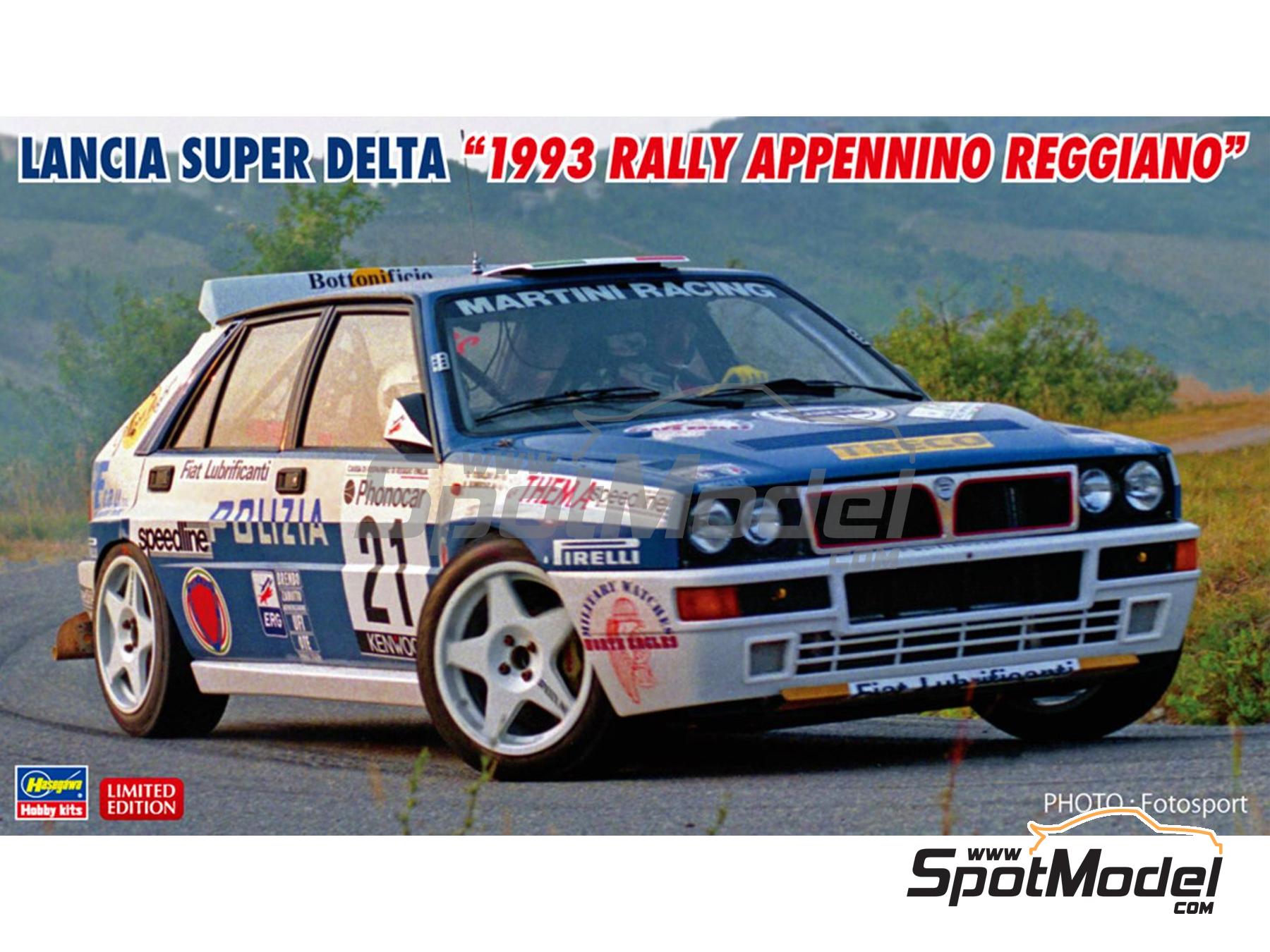 Hasegawa 20648: Car scale model kit 1/24 scale - Lancia Super Delta HF ...
