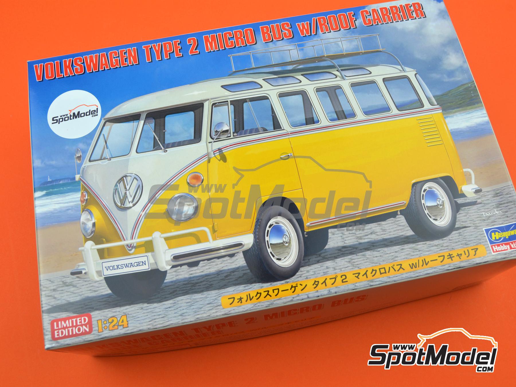 Hasegawa 20689: Van scale model kit 1/24 scale - Volkswagen Transporter ...