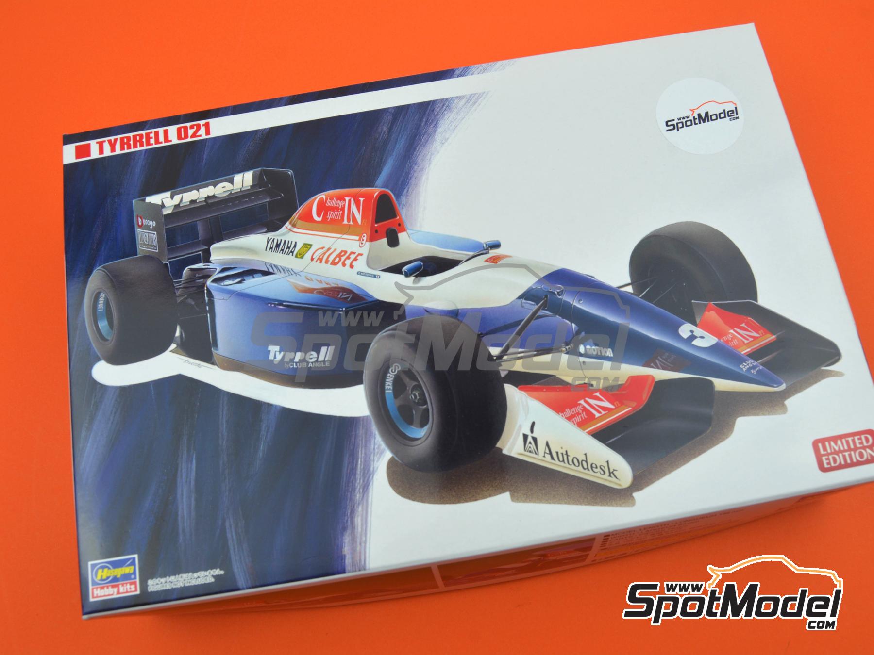 Hasegawa 20690: Car scale model kit 1/24 scale - Tyrrell Yamaha 021 ...
