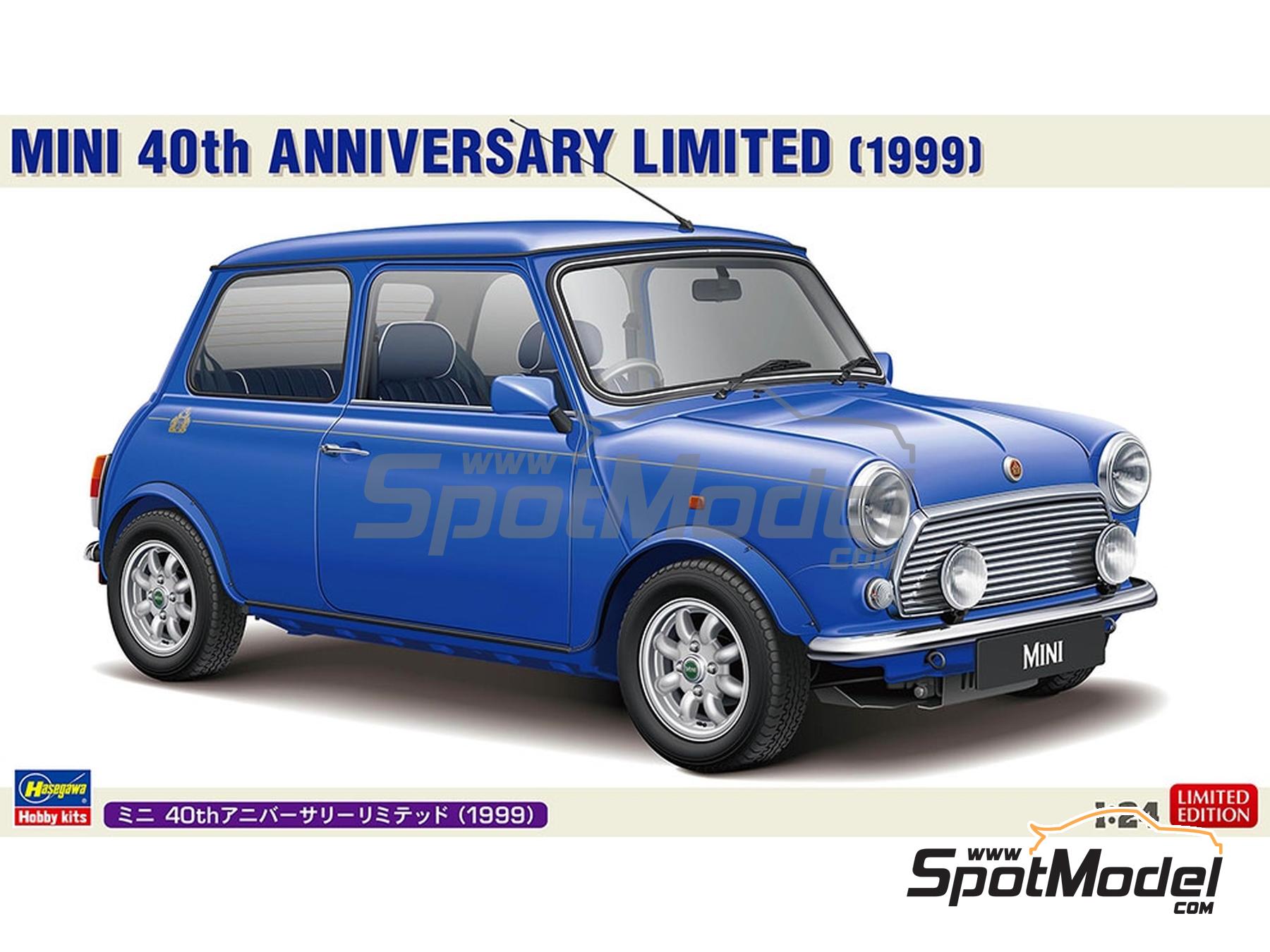 Hasegawa 20765: Car scale model kit 1/24 scale - Mini Cooper 40th ...