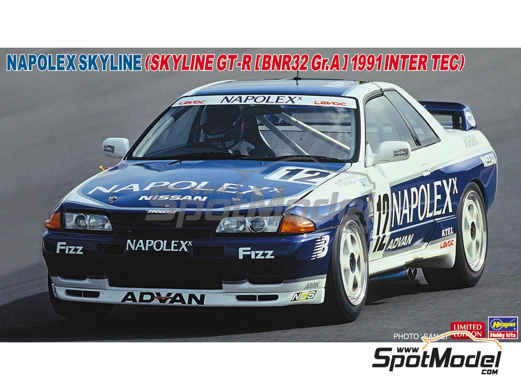 Hasegawa 20780: Car scale model kit 1/24 scale - Nissan Skyline GT-R ...