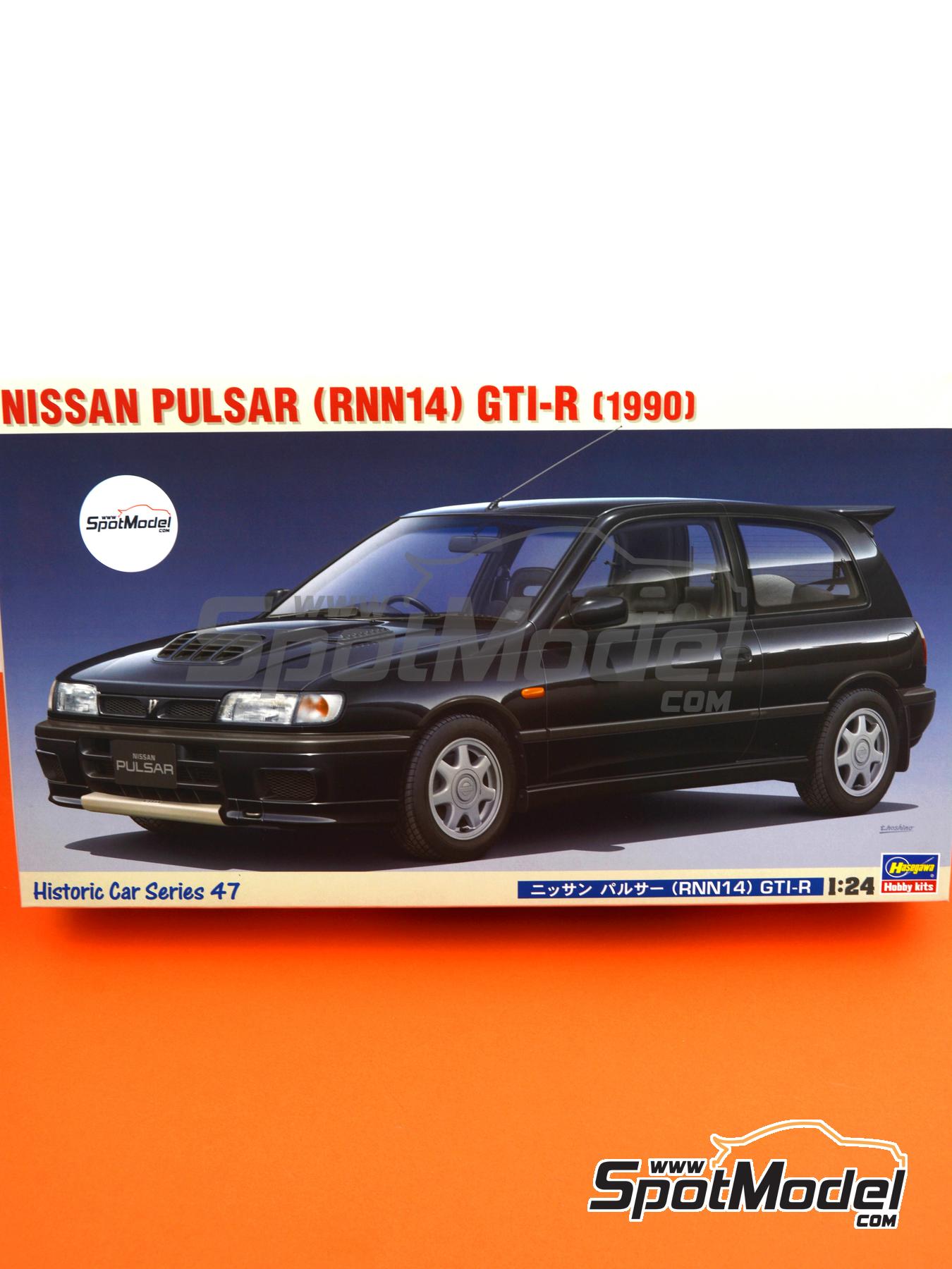 Hasegawa 21147: Car scale model kit 1/24 scale - Nissan Sunny - Pulsar ...