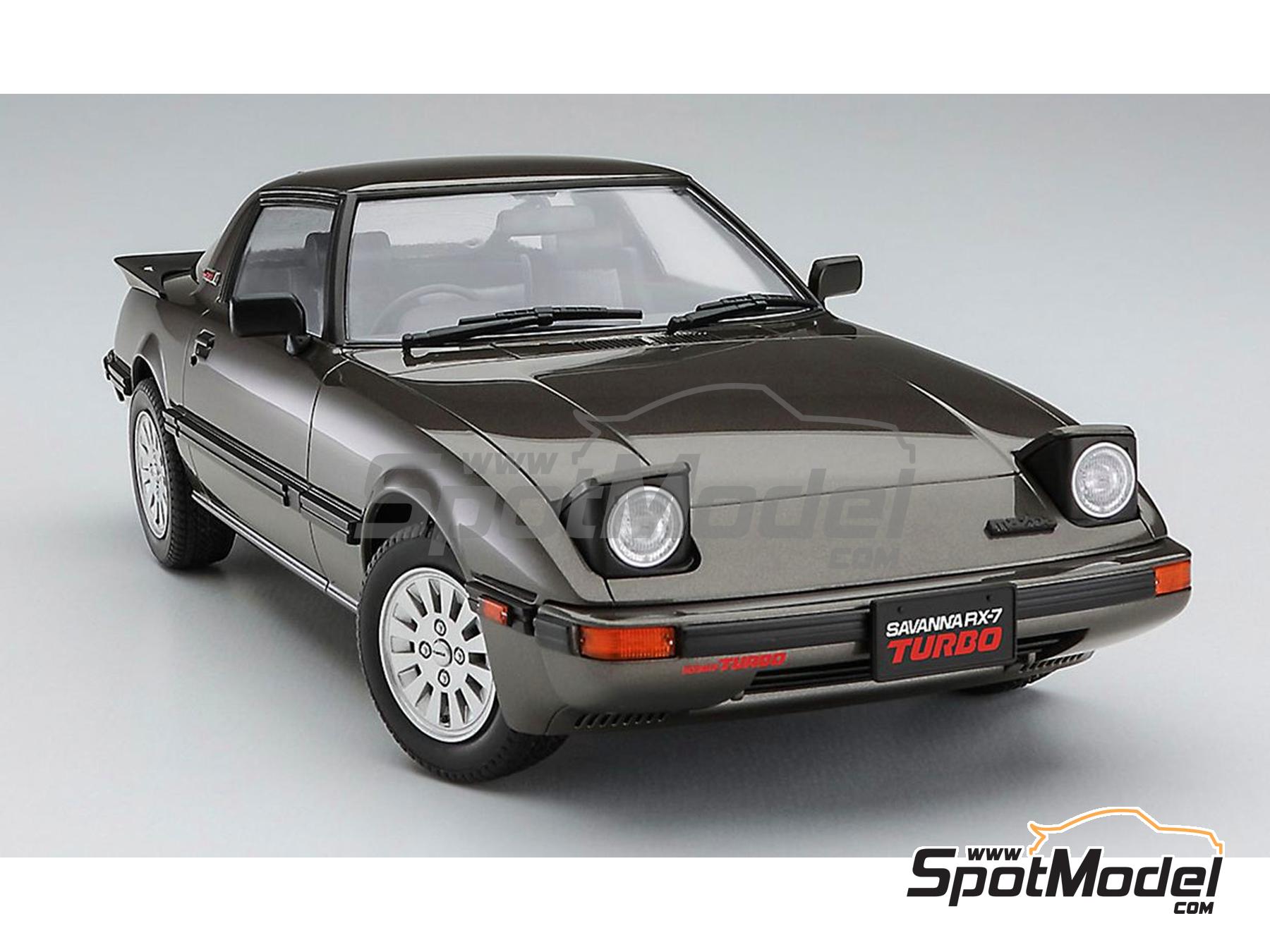Hasegawa 21152: Car scale model kit 1/24 scale - Mazda Savanna RX-7 SA22C Turbo GT 1983 (ref ...