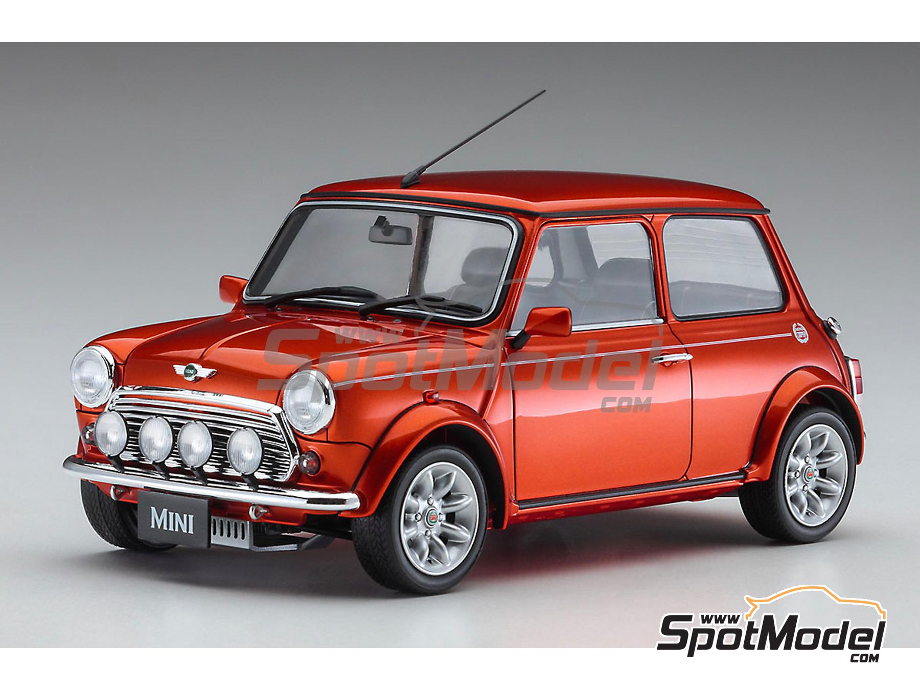 Hasegawa 21157: Car scale model kit 1/24 scale - Mini Cooper 1.3 Sport Pack 1998 (ref. 21157 ...