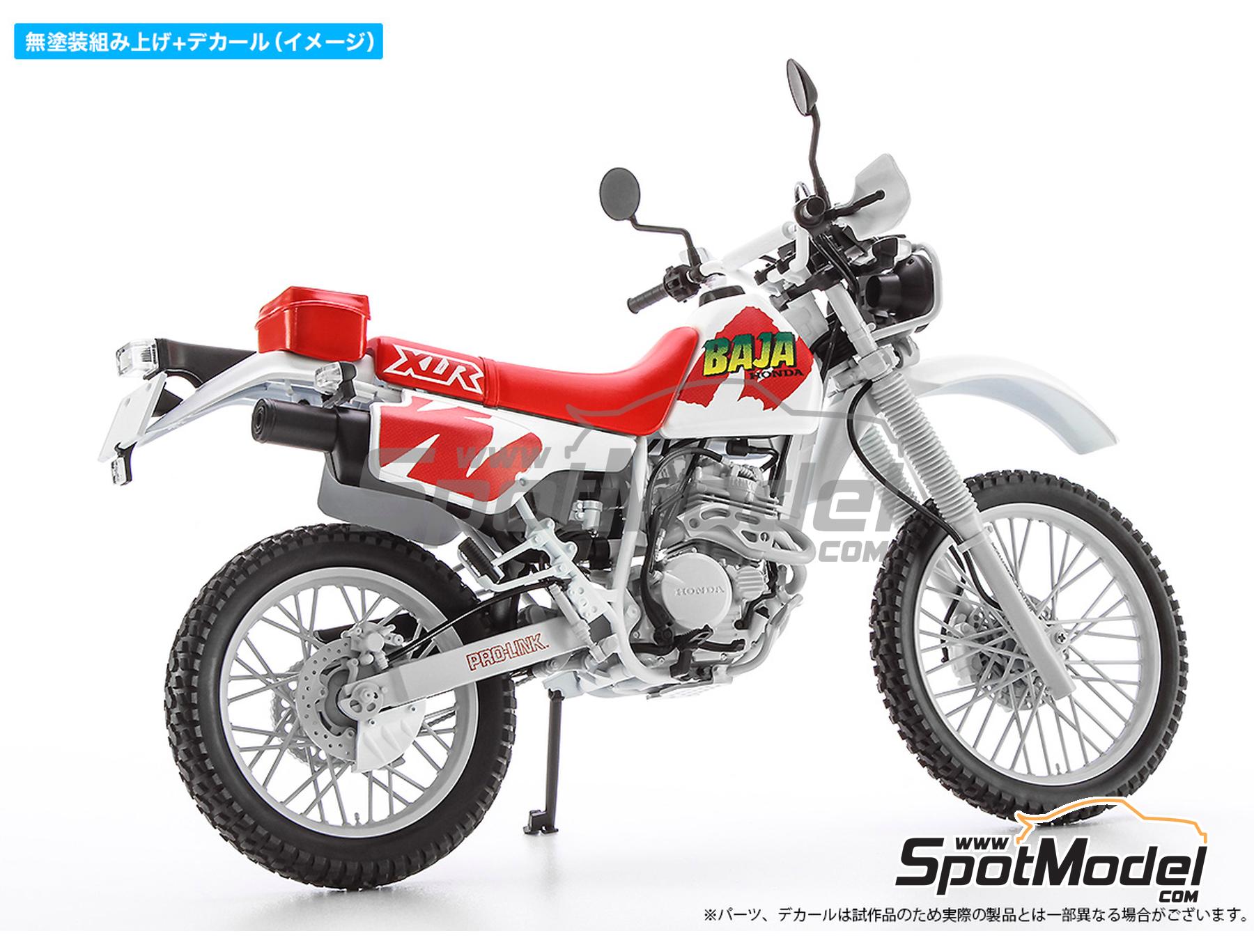 Hasegawa 21516: Motorbike scale model kit 1/12 scale - Honda XLR Baja (MD22) 1991 (ref. 21516 ...
