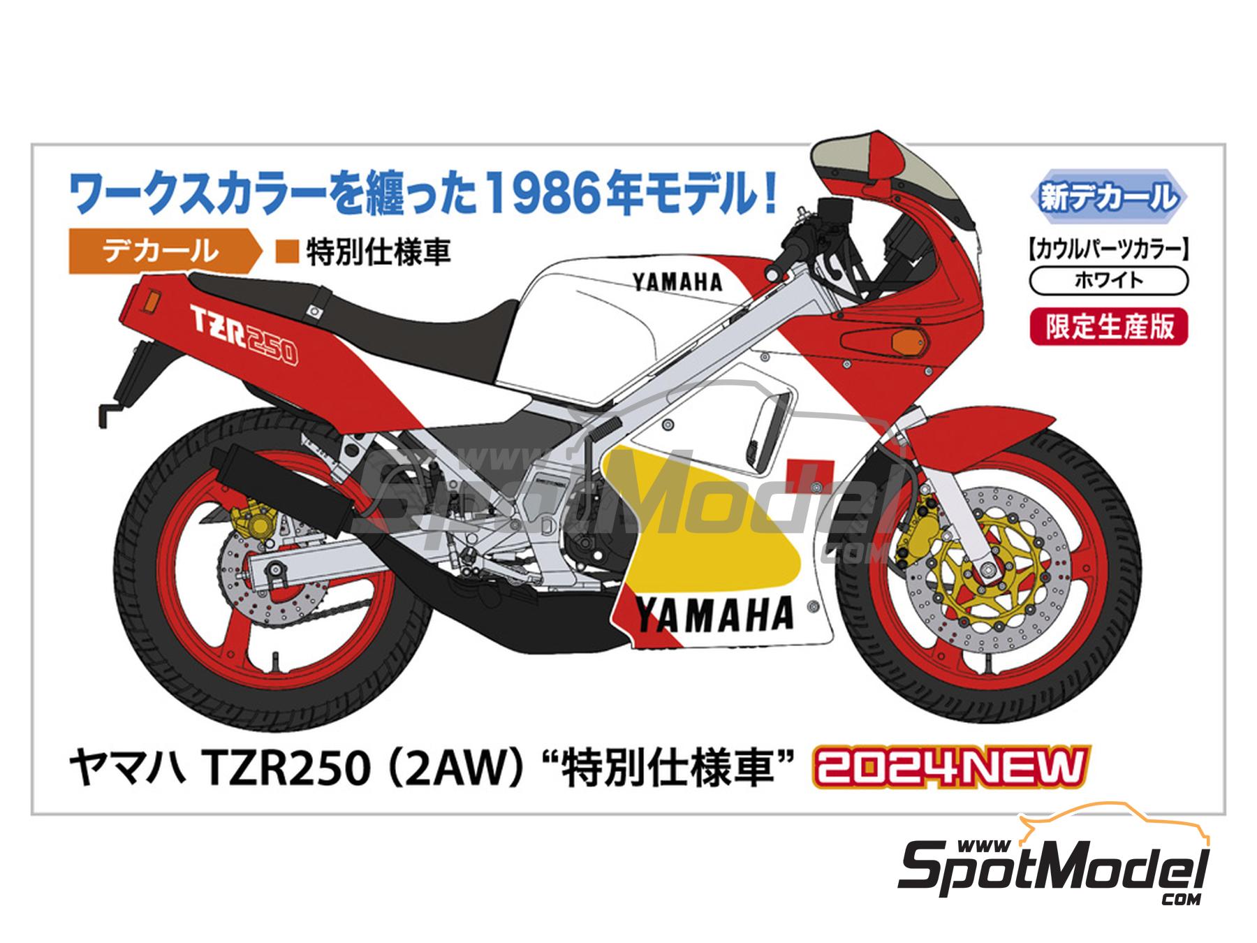 Hasegawa 21759: Motorbike scale model kit 1/12 scale - Yamaha TZR250 2AW "Special edition" 1986 ...