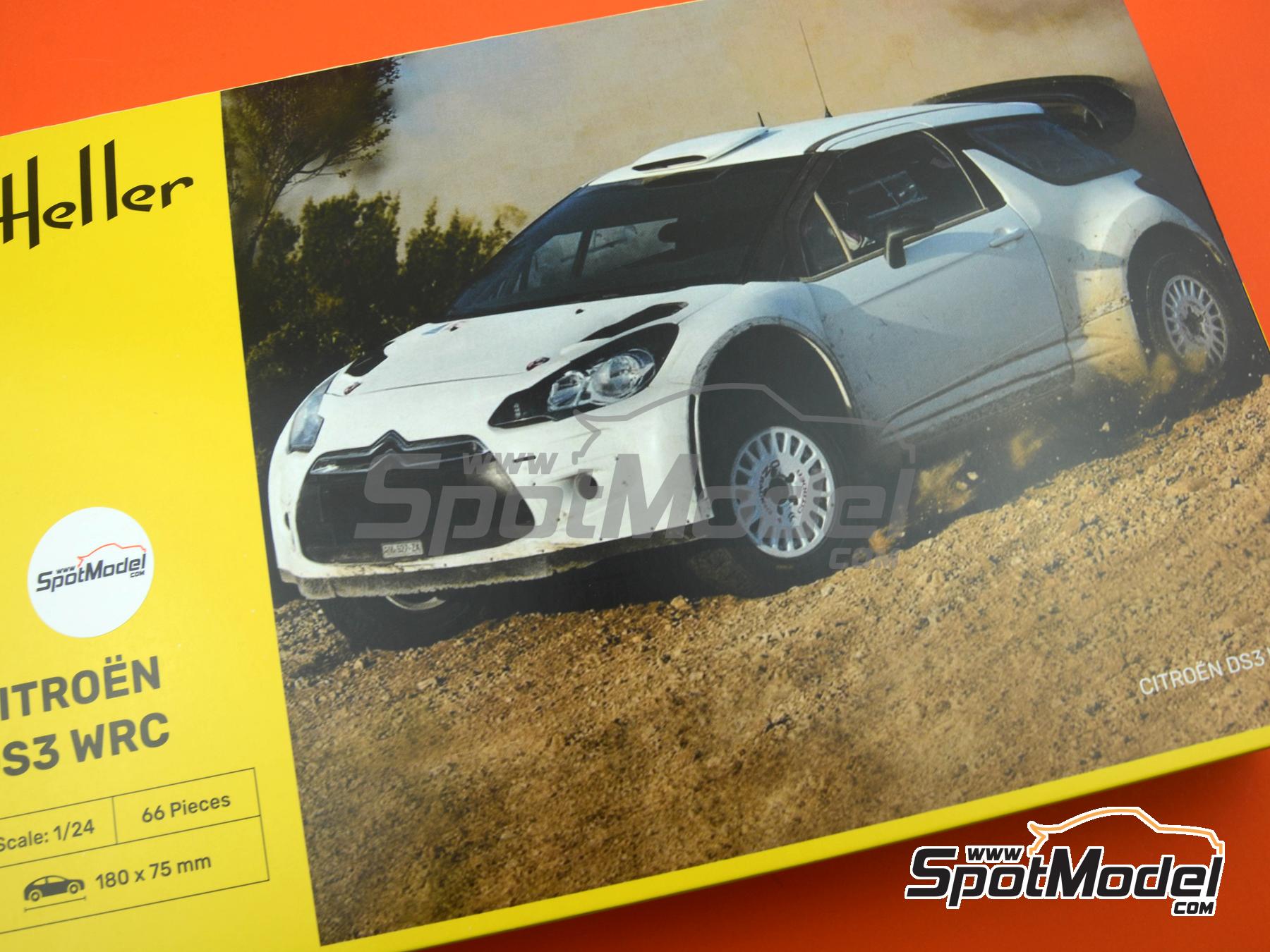 Heller 80758: Car scale model kit 1/24 scale - Citroen DS3 WRC 2013 ...