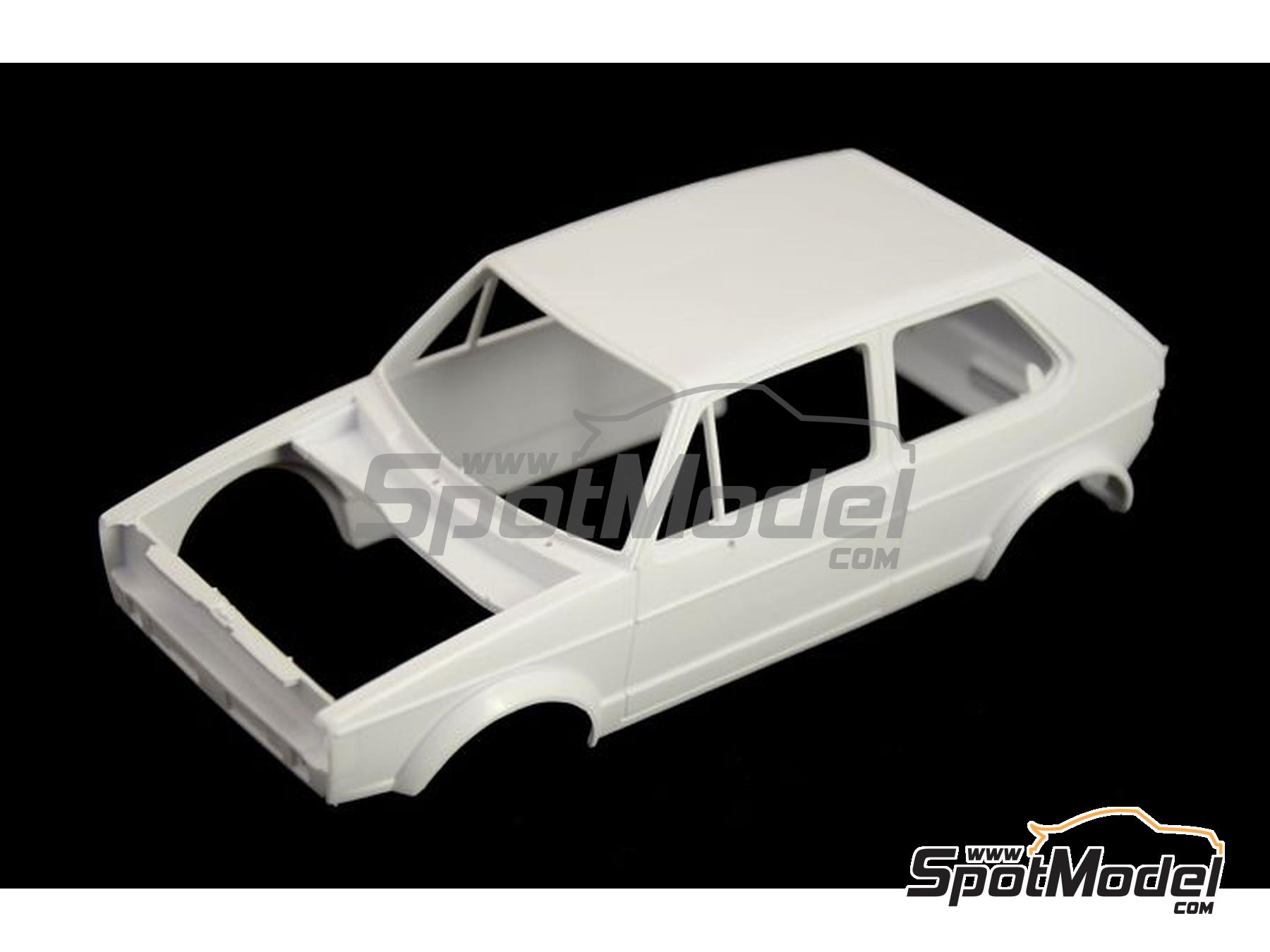 Italeri 3666: Car scale model kit 1/24 scale - Volkswagen Golf I Polizei (ref. 3666) | SpotModel