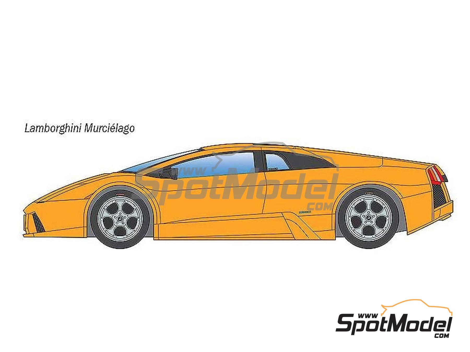 Italeri 3672: Car scale model kit 1/24 scale - Lamborghini Murcielago (ref. 3672) | SpotModel