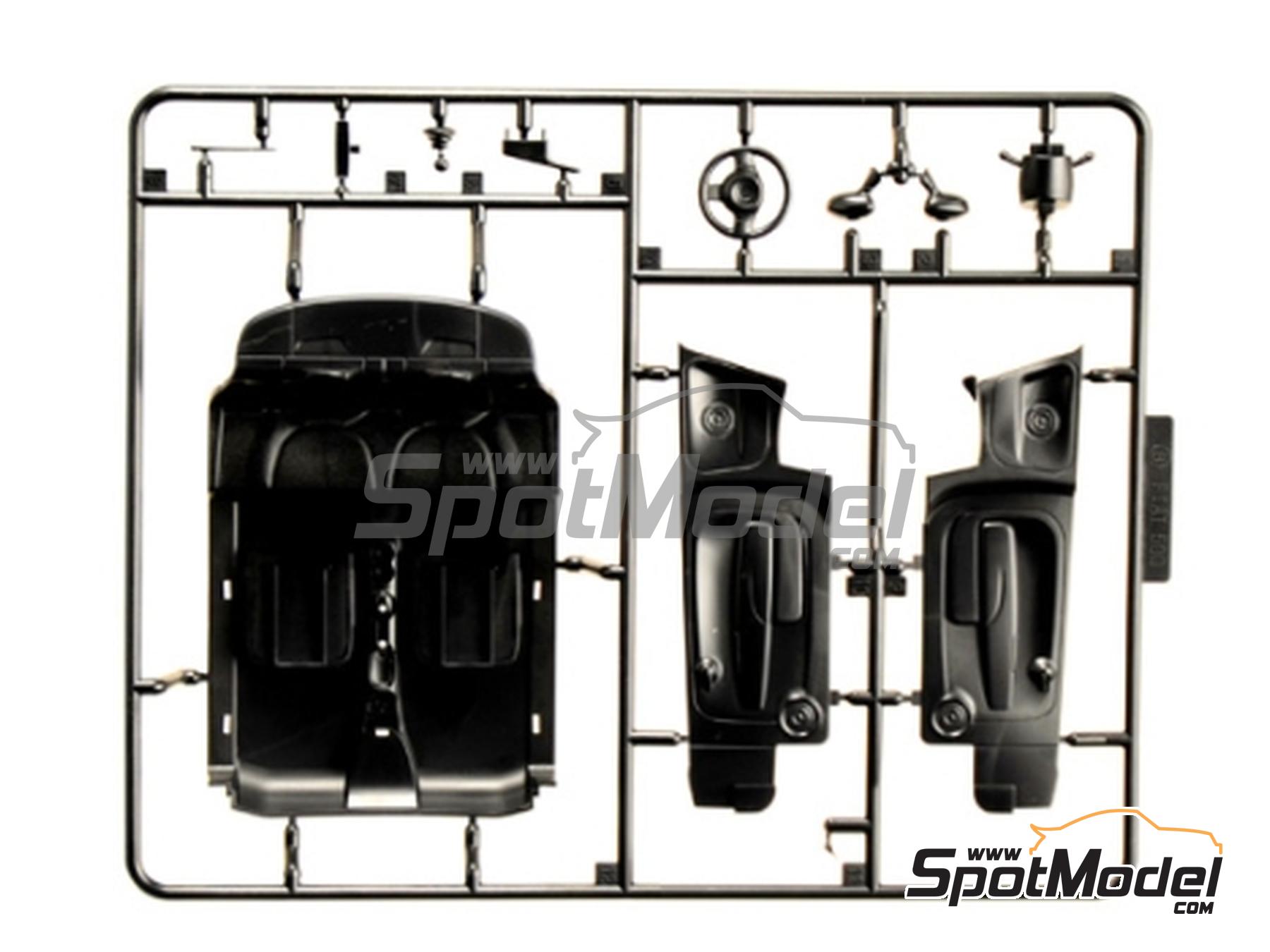 Italeri 3674: Car scale model kit 1/24 scale - Fiat 500 Abarth 2008 ...