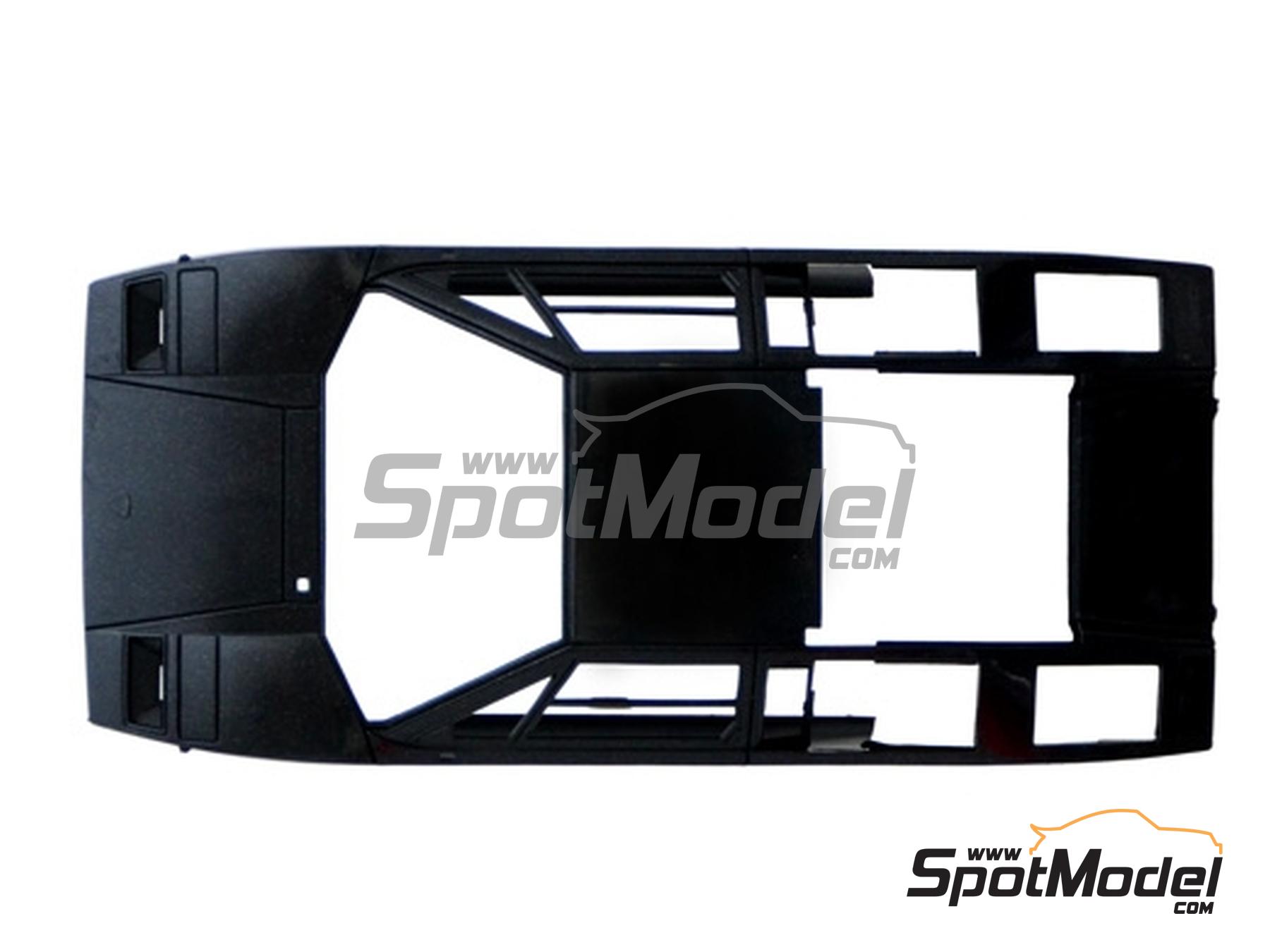 Italeri 3684: Car scale model kit 1/24 scale - Lamborghini Countach 25th Anniversary (ref. 3684 ...