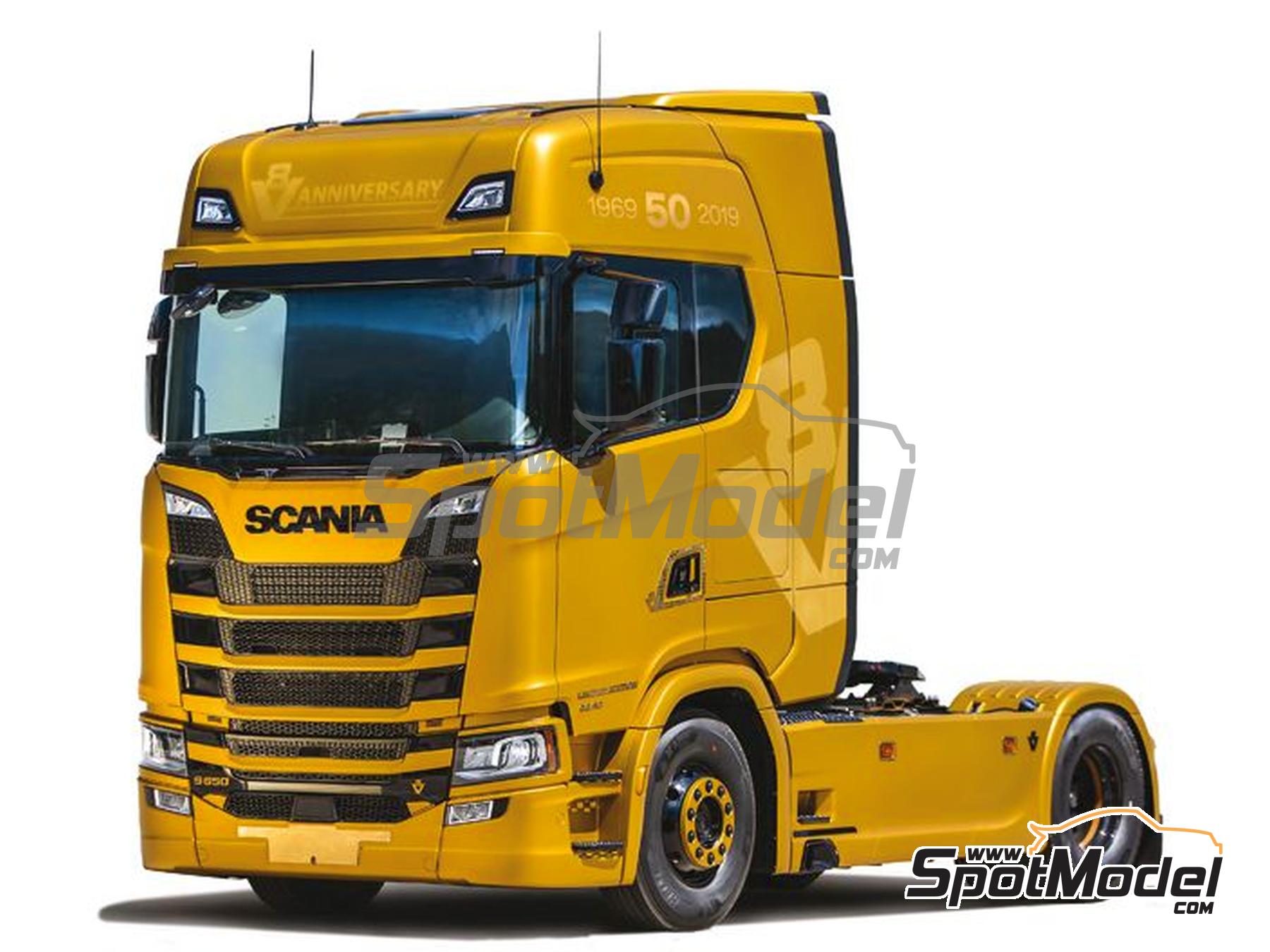 Italeri 3927: Tractor head scale model kit 1/24 scale - Scania S730 ...