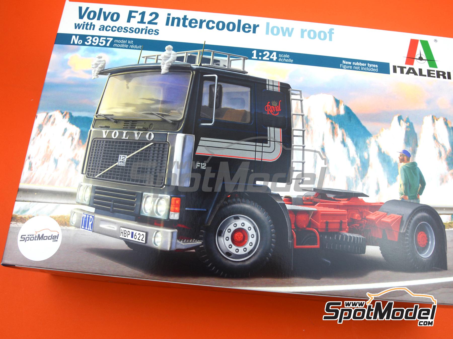 Italeri 3957: Tractor head scale model kit 1/24 scale - Volvo F12 ...