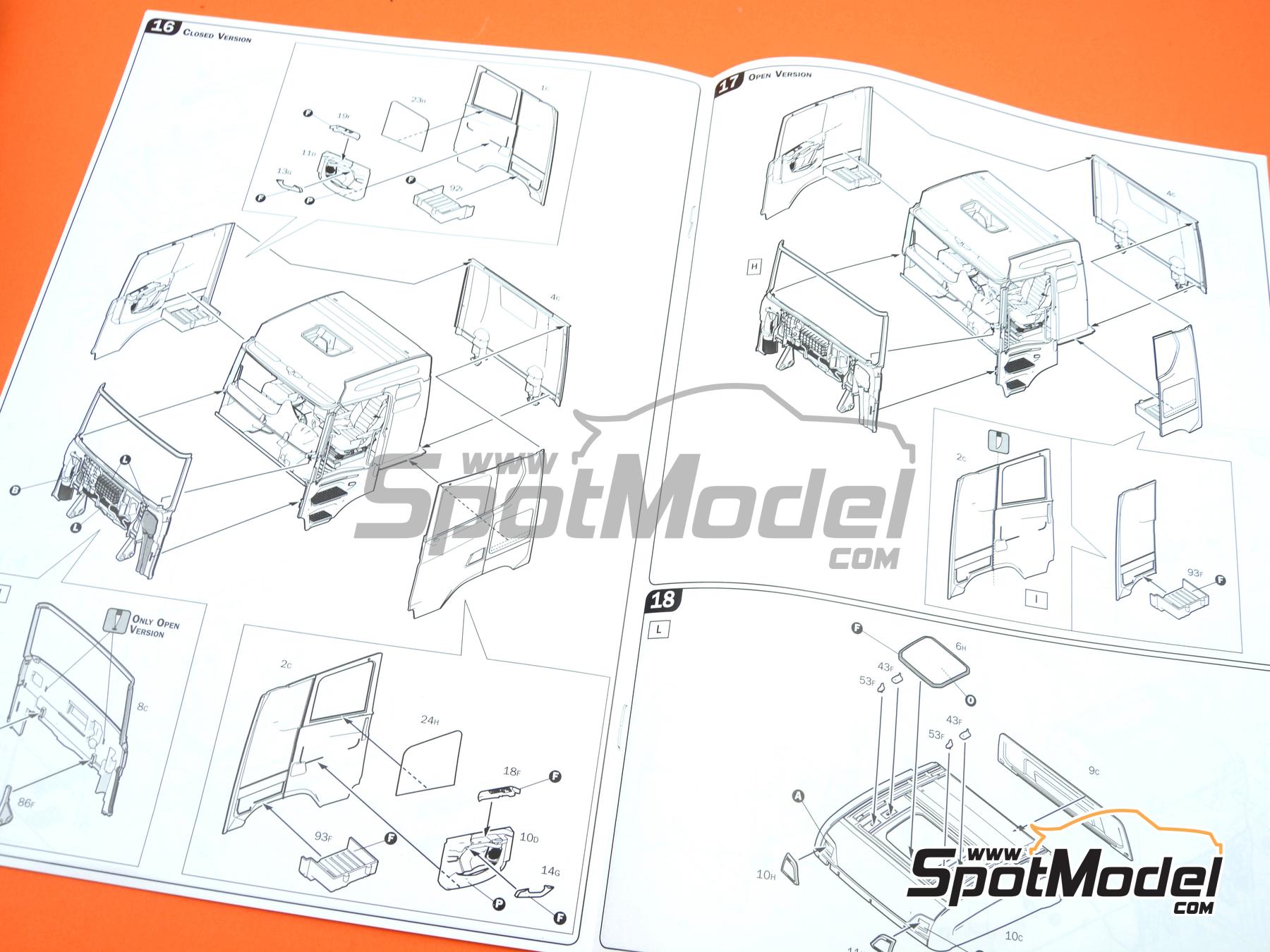 Italeri 3961: Tractor head scale model kit 1/24 scale - Scania 770 ...