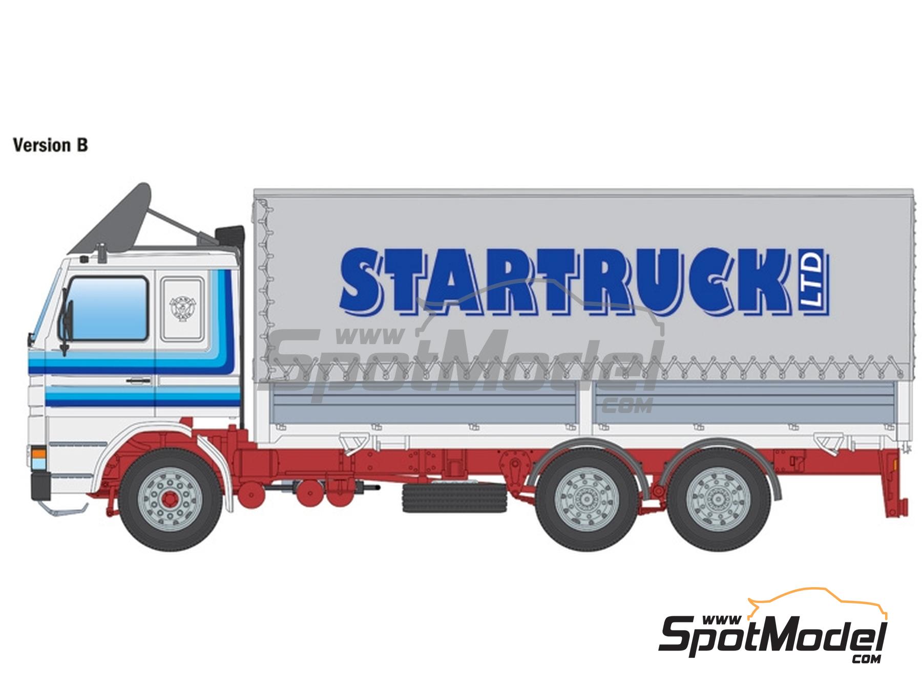 Italeri 90762: Truck scale model kit 1/24 scale - Scania 142H 6x2 ...