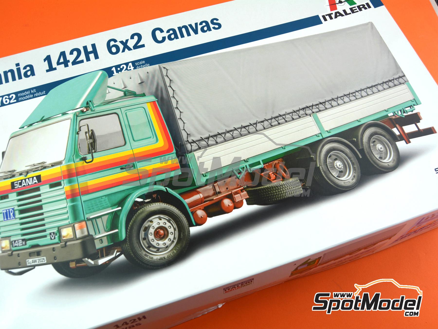 Italeri 90762: Truck scale model kit 1/24 scale - Scania 142H 6x2 ...