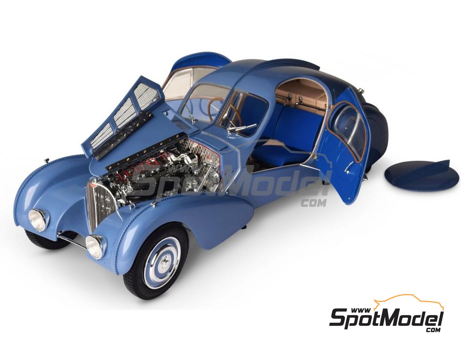 Ixo Collections IXC.BGA.FK: Car scale model kit 1/8 scale - Bugatti ...