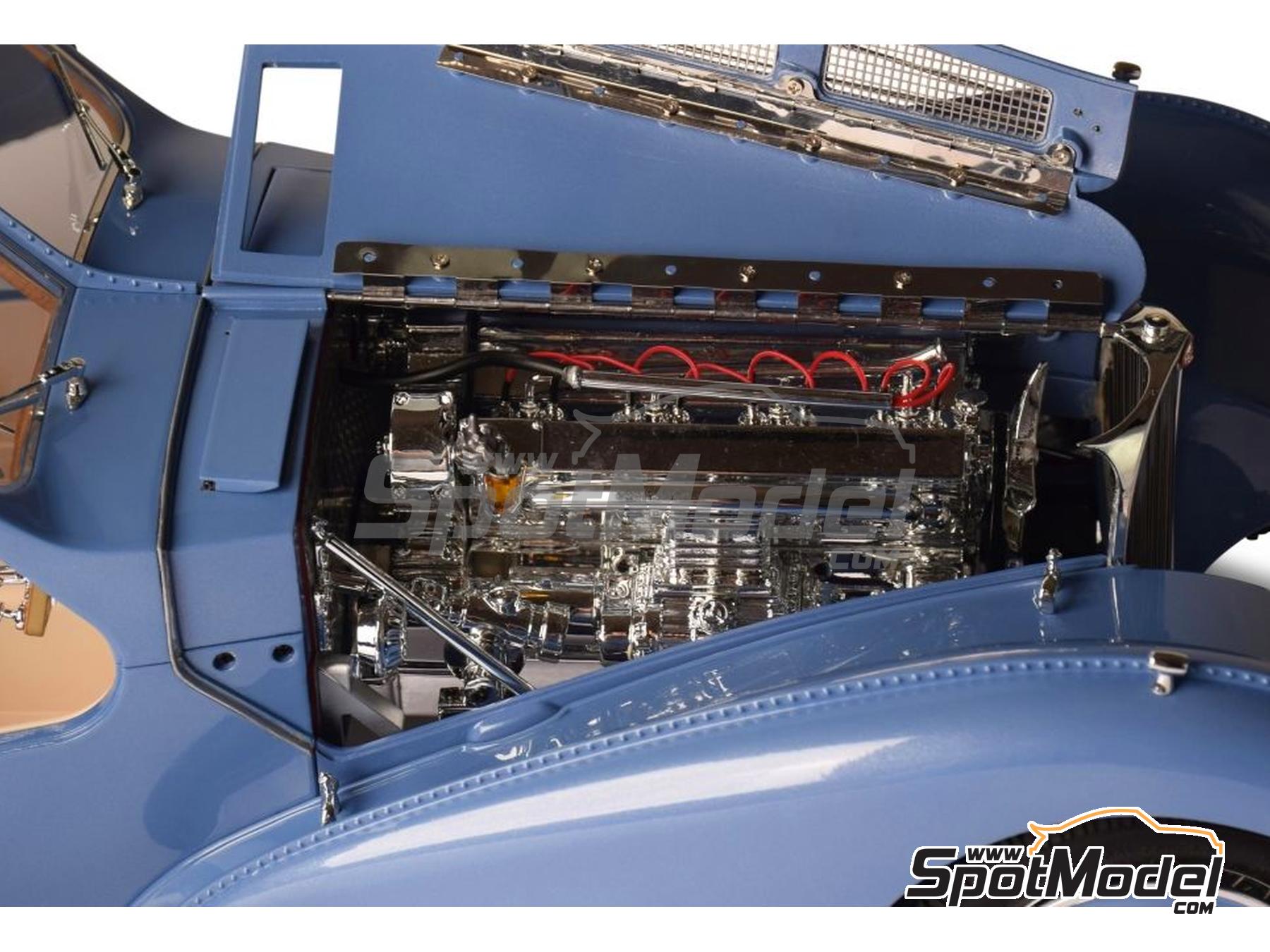 Ixo Collections IXC.BGA.FK: Car scale model kit 1/8 scale - Bugatti ...