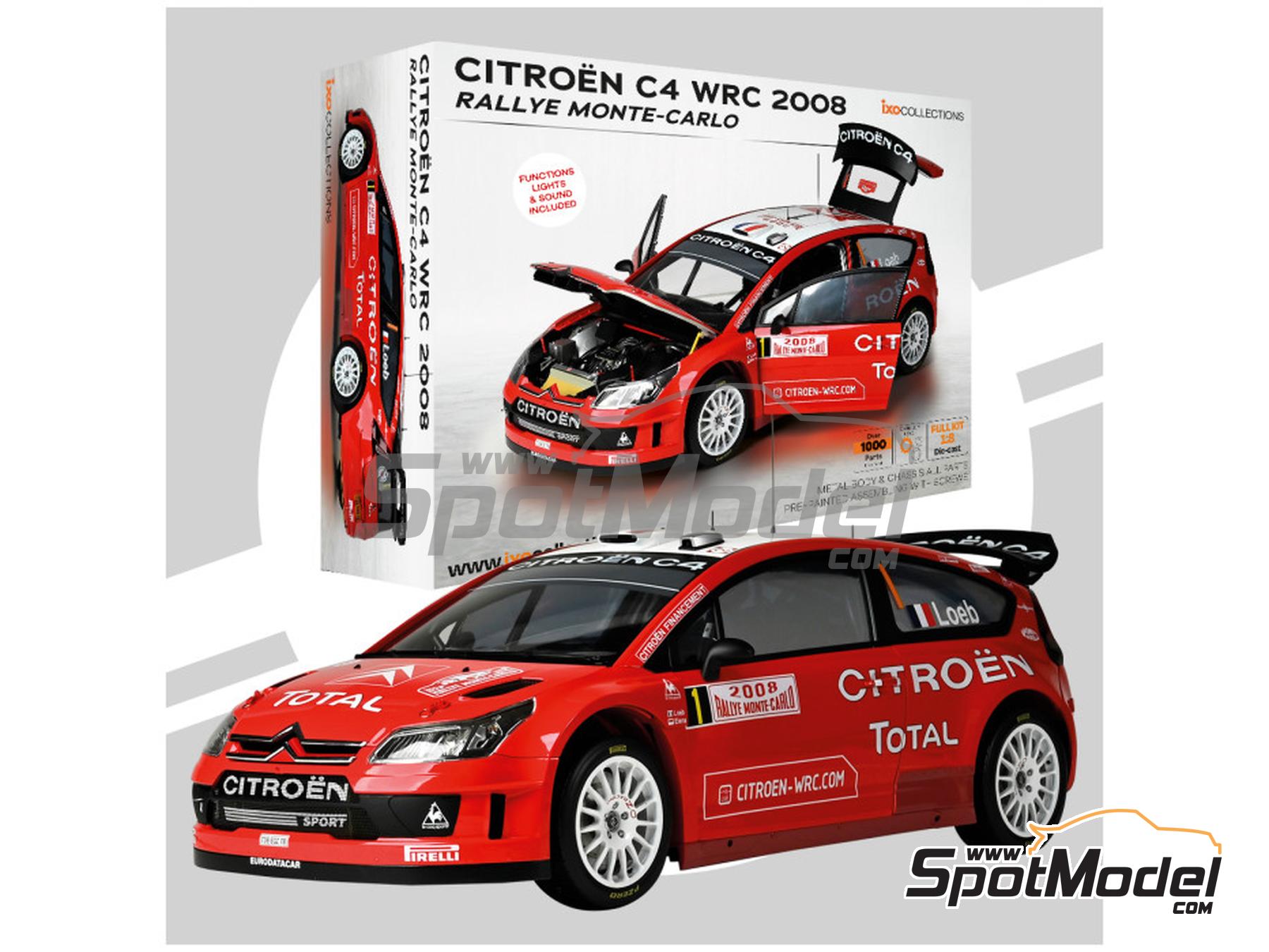 Ixo Collections IXC.CC4.FK: Car scale model kit 1/8 scale - Citroen C4 ...