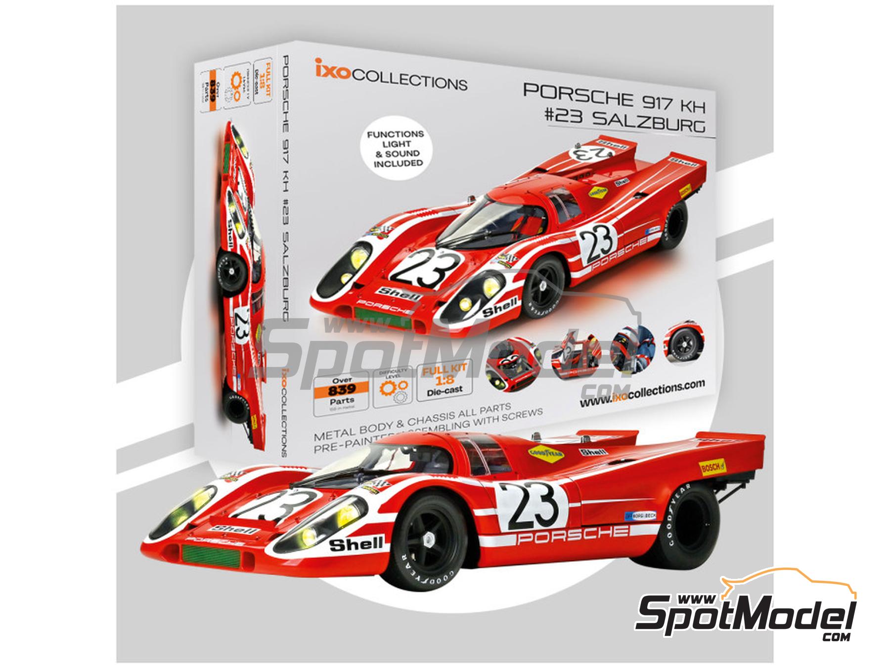 Ixo Collections IXC.POR.RED.FK: Car scale model kit 1/8 scale - Porsche ...