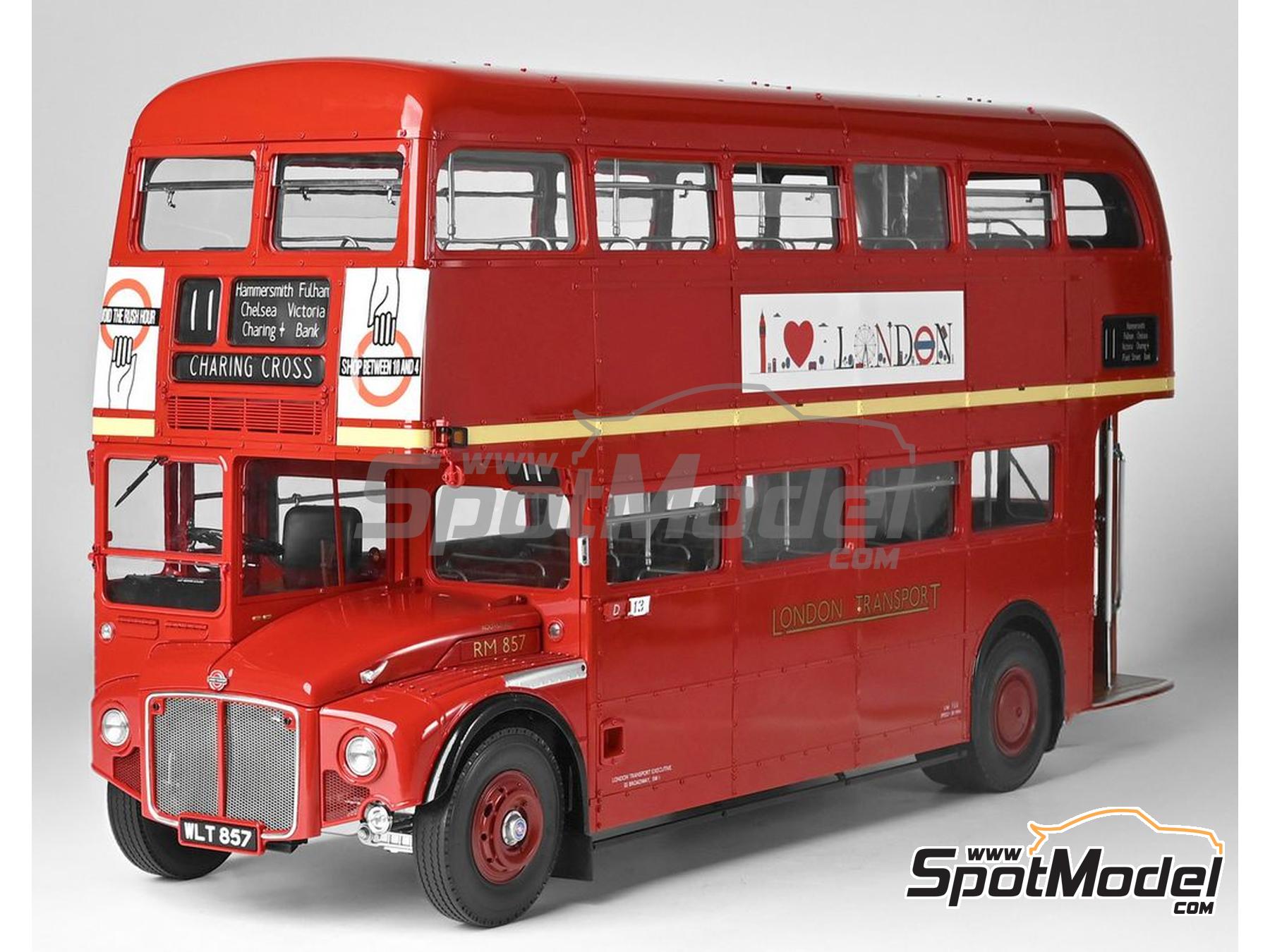 Ixo Collections 520010124: Bus scale model kit 1/12 scale - Routemaster ...
