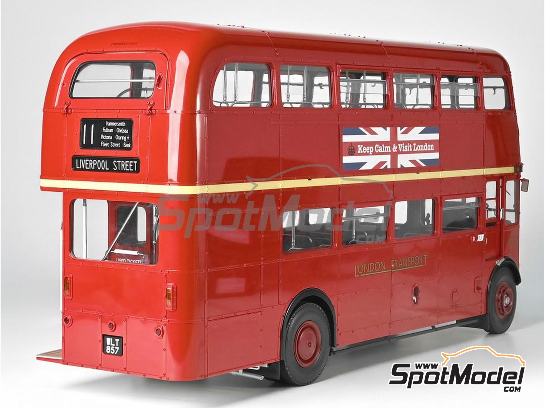 Ixo Collections 520010124: Bus scale model kit 1/12 scale - Routemaster ...