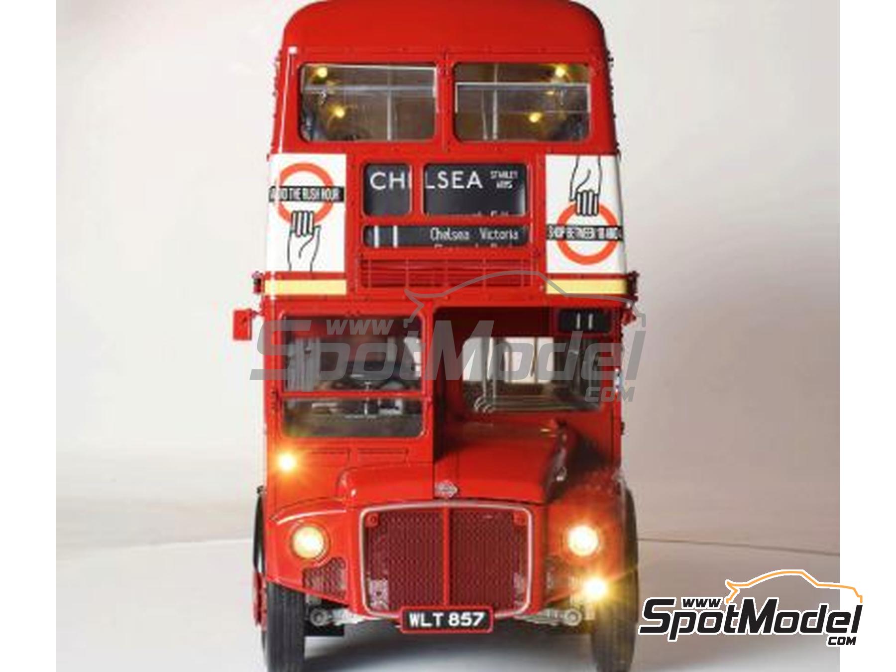 Ixo Collections 520010124: Bus scale model kit 1/12 scale - Routemaster ...
