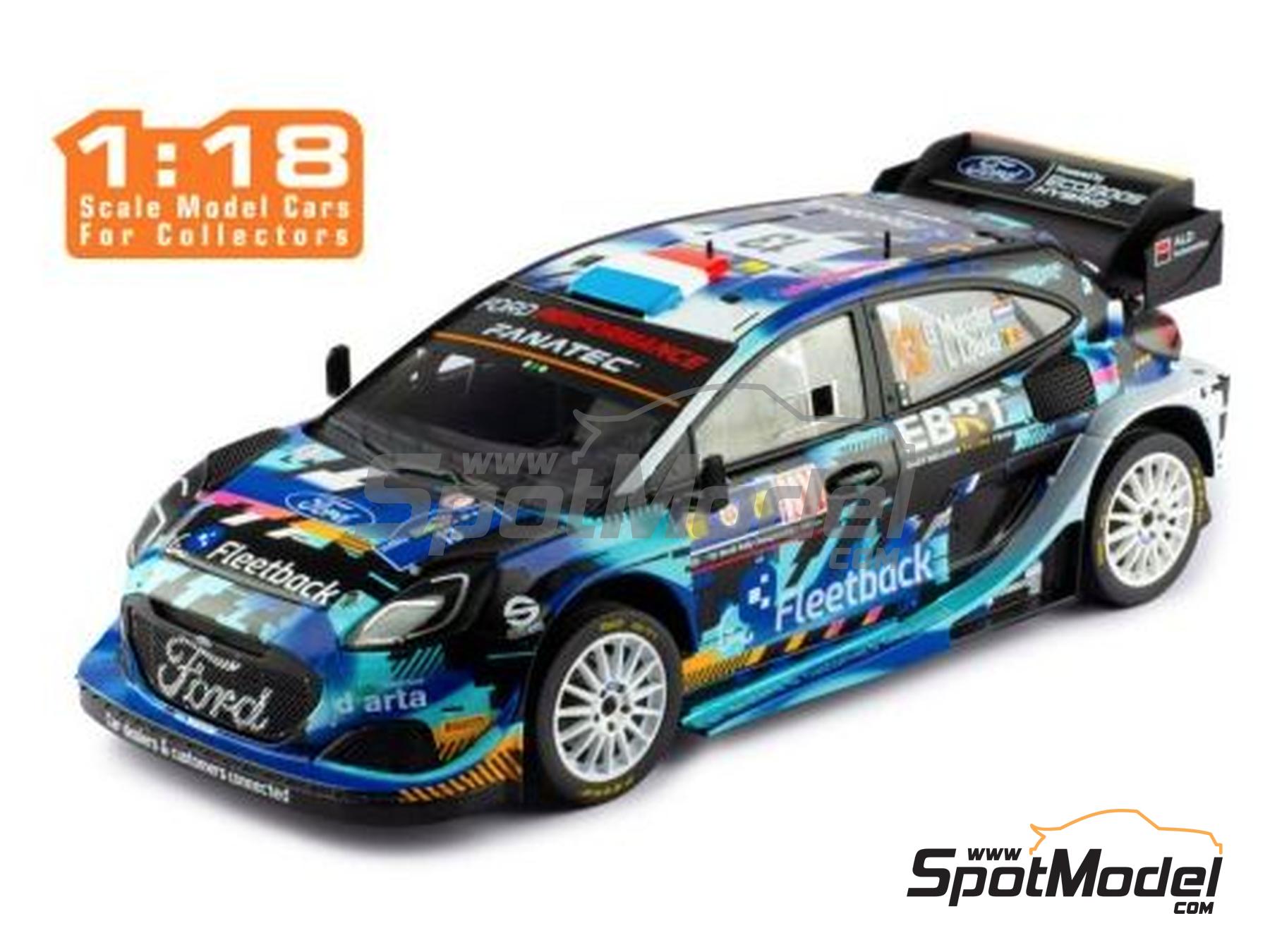 Ixo Models 18RMC188.22: Diecast model car 1/18 scale - Ford Puma Rally1 ...