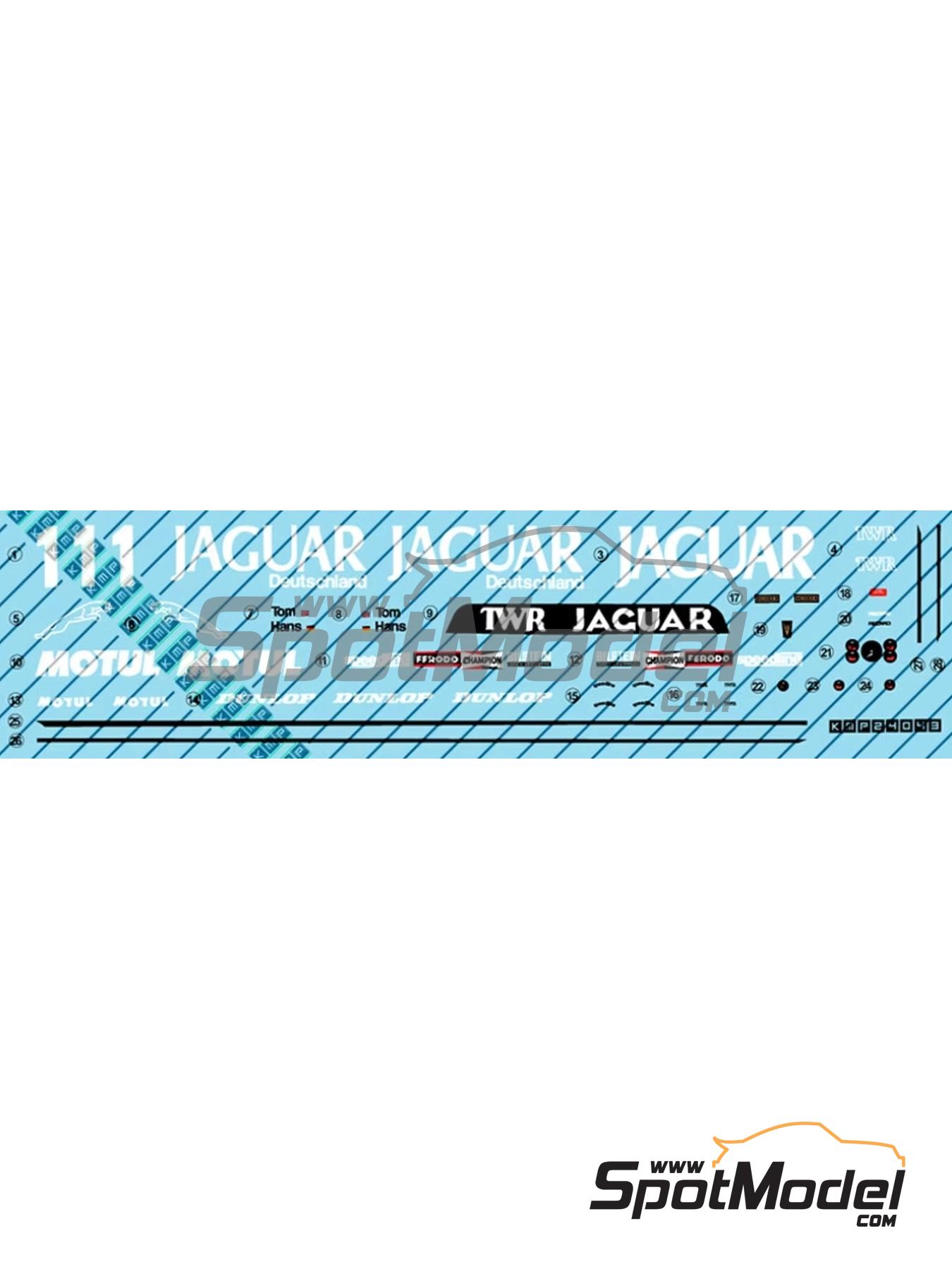 KMP Kool Models Production 24042: Marking / livery 1/24 scale - Jaguar ...