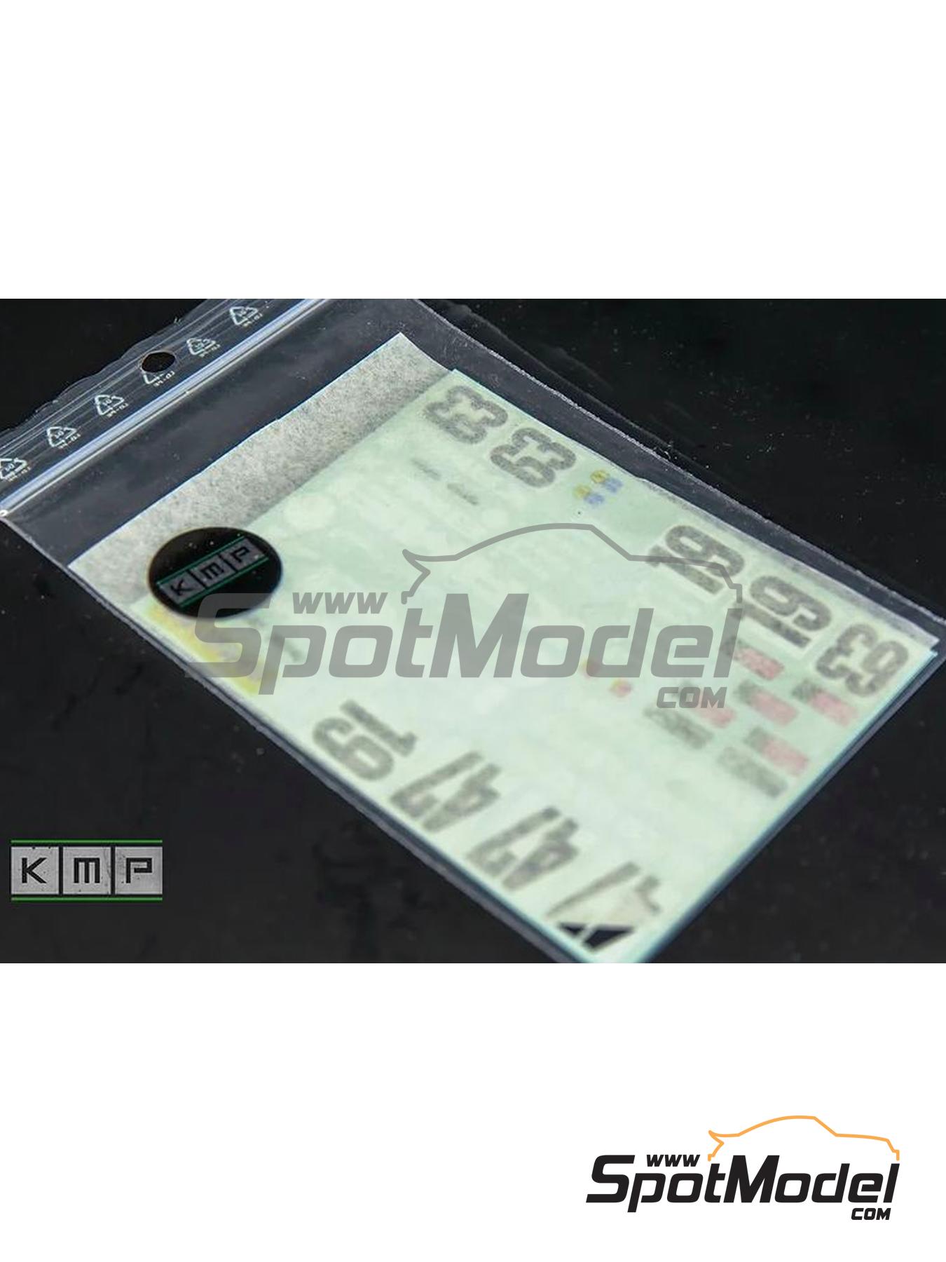 KMP Kool Models Production 24045: Marking / livery 1/24 scale ...