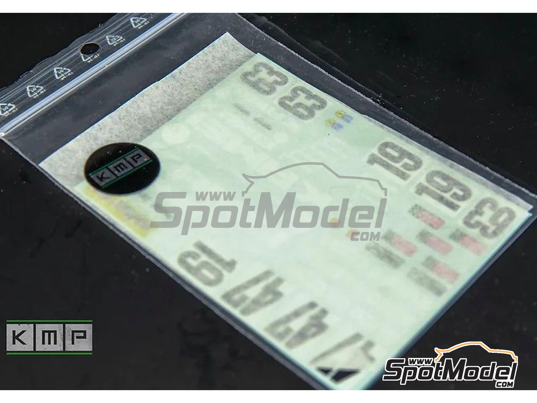 KMP Kool Models Production 24045: Marking / livery 1/24 scale ...