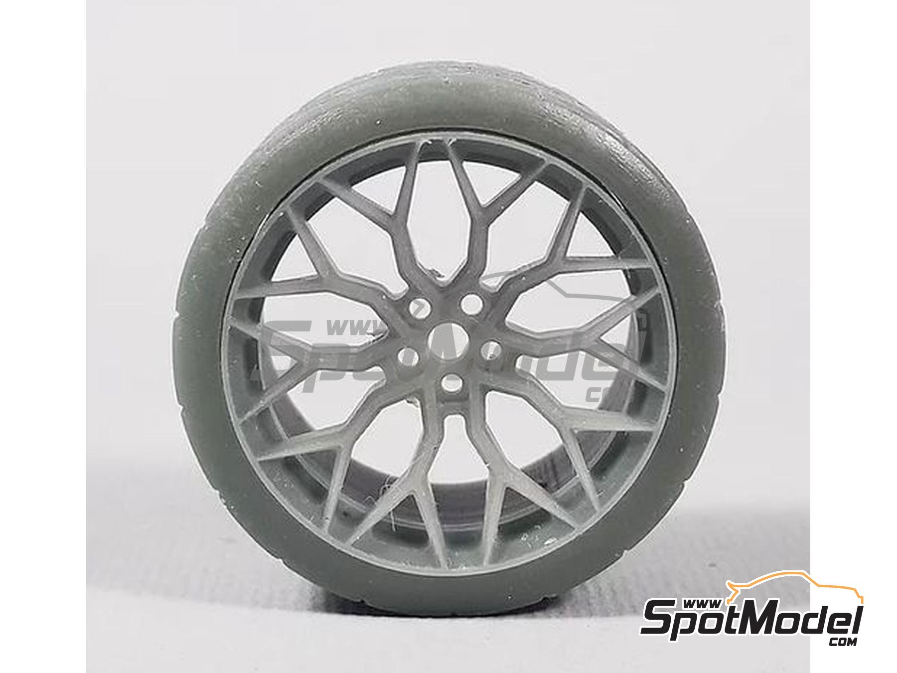 KMP Kool Models Production TK24082: Rims and tyres set 1/24 scale ...