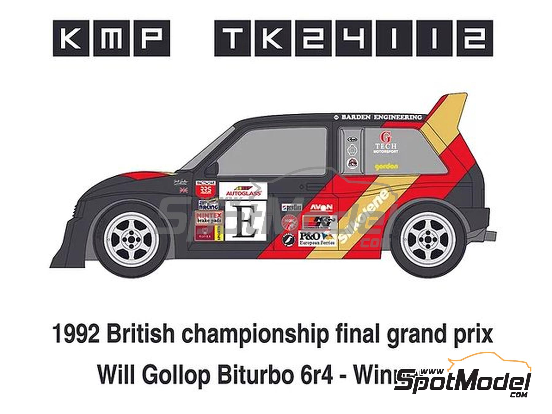 KMP Kool Models Production TK24112: Marking / livery 1/24 scale - MG ...