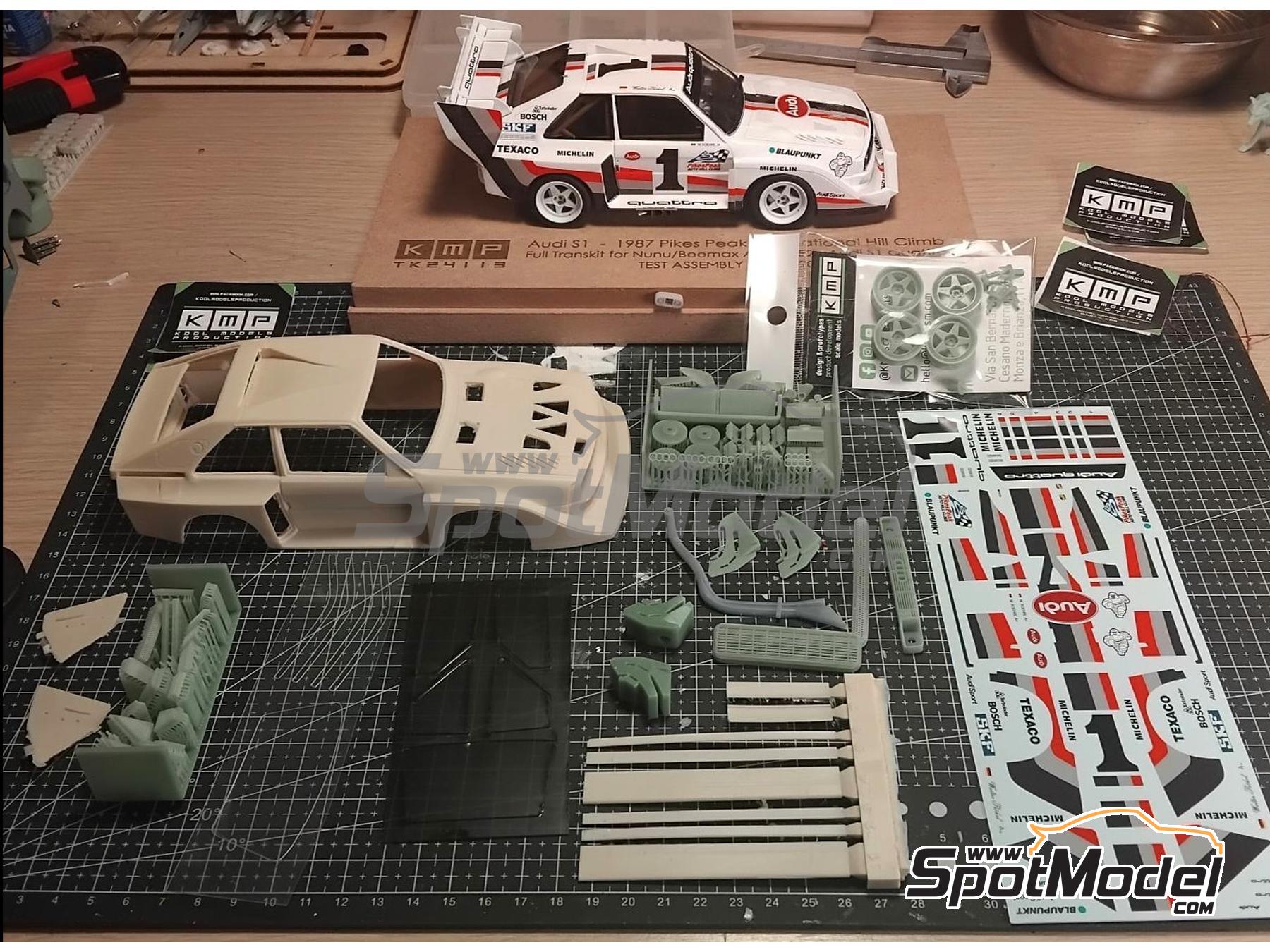KMP Kool Models Production TK24113: Marking / livery 1/24 scale - Audi ...