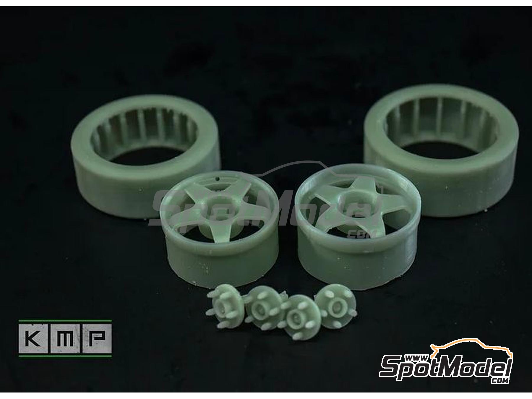 KMP Kool Models Production TK24129: Rims and tyres set 1/24 scale ...