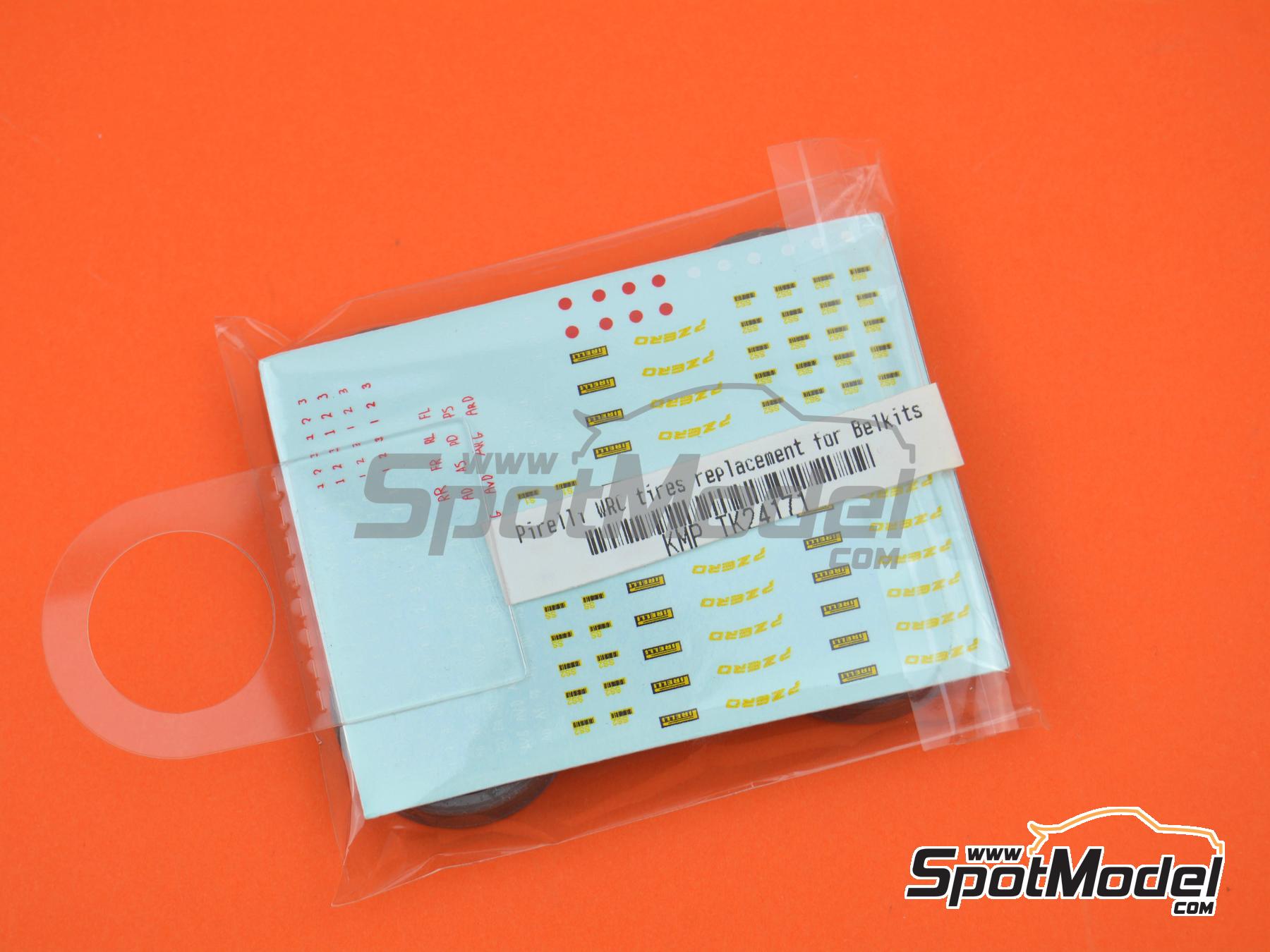 KMP Kool Models Production TK24171: Tyre set 1/24 scale - Pirelli rally ...