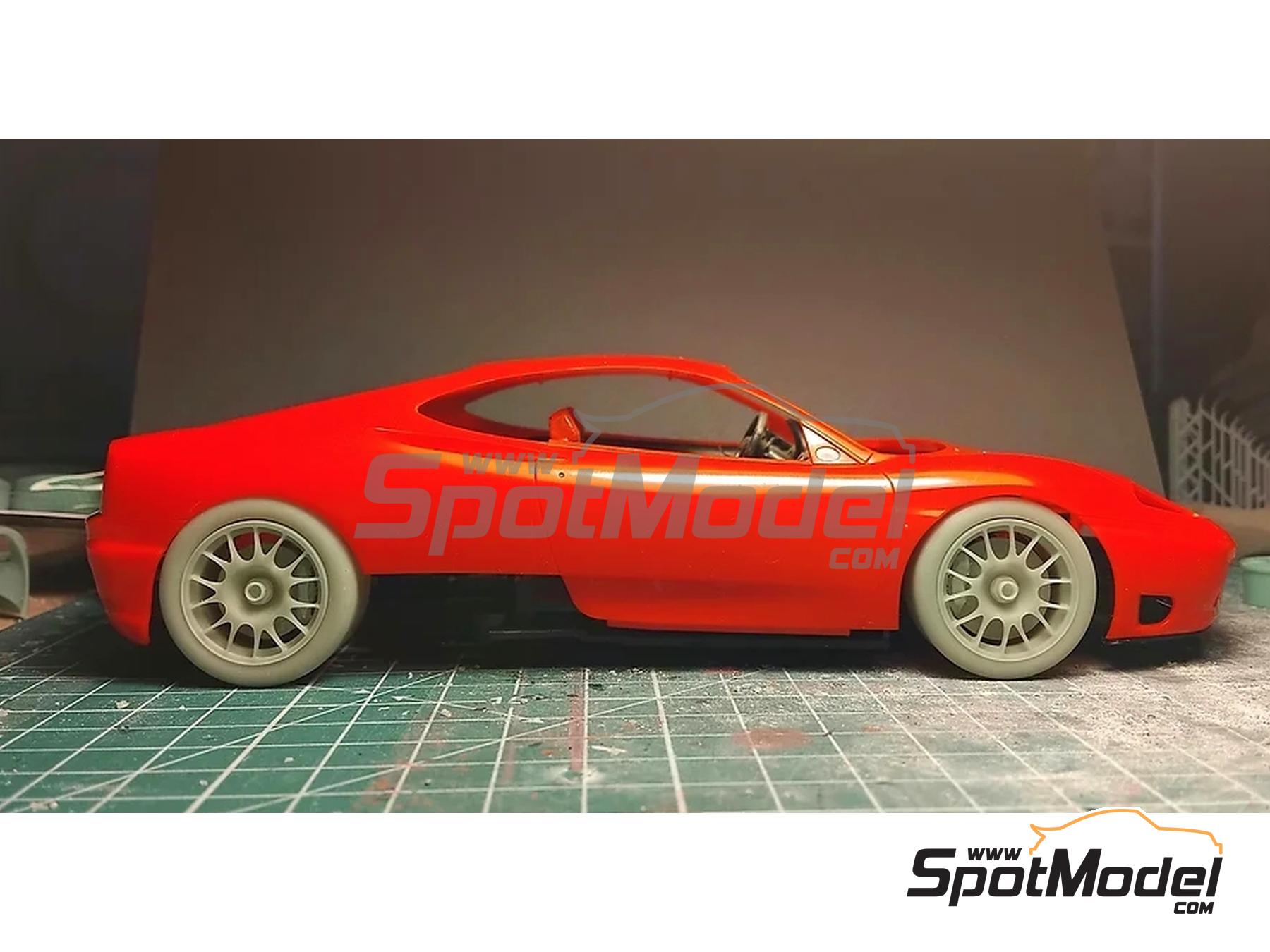 KMP Kool Models Production TK24254: Rims and tyres set 1/24 scale ...