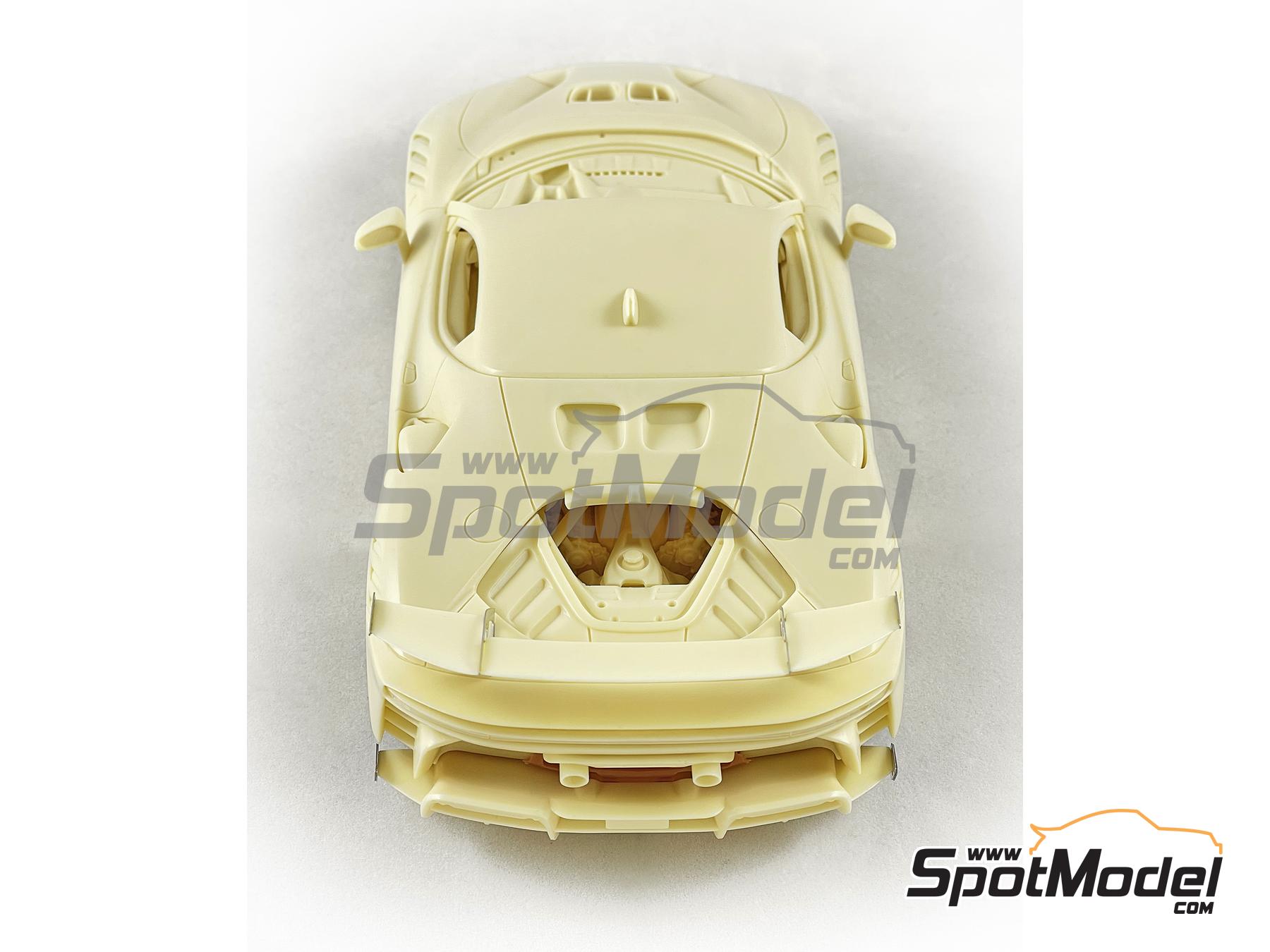 Kitbox PZY Model KB08-13: Car scale model kit 1/24 scale - Ferrari ...