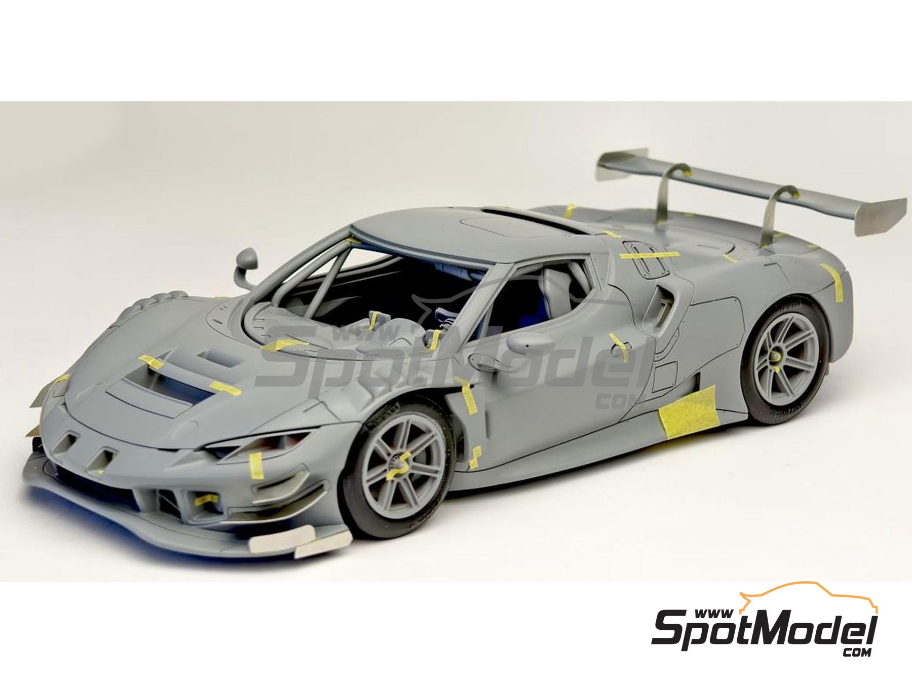 Kitbox PZY Model KB08-21: Car scale model kit 1/24 scale - Ferrari 296 ...