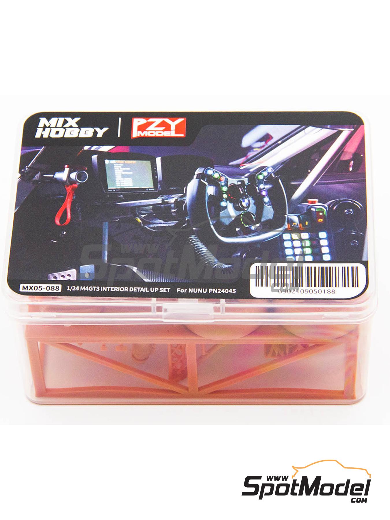 Kitbox PZY Model MX5-088: Detail up set 1/24 scale - BMW M4 GT3 ...