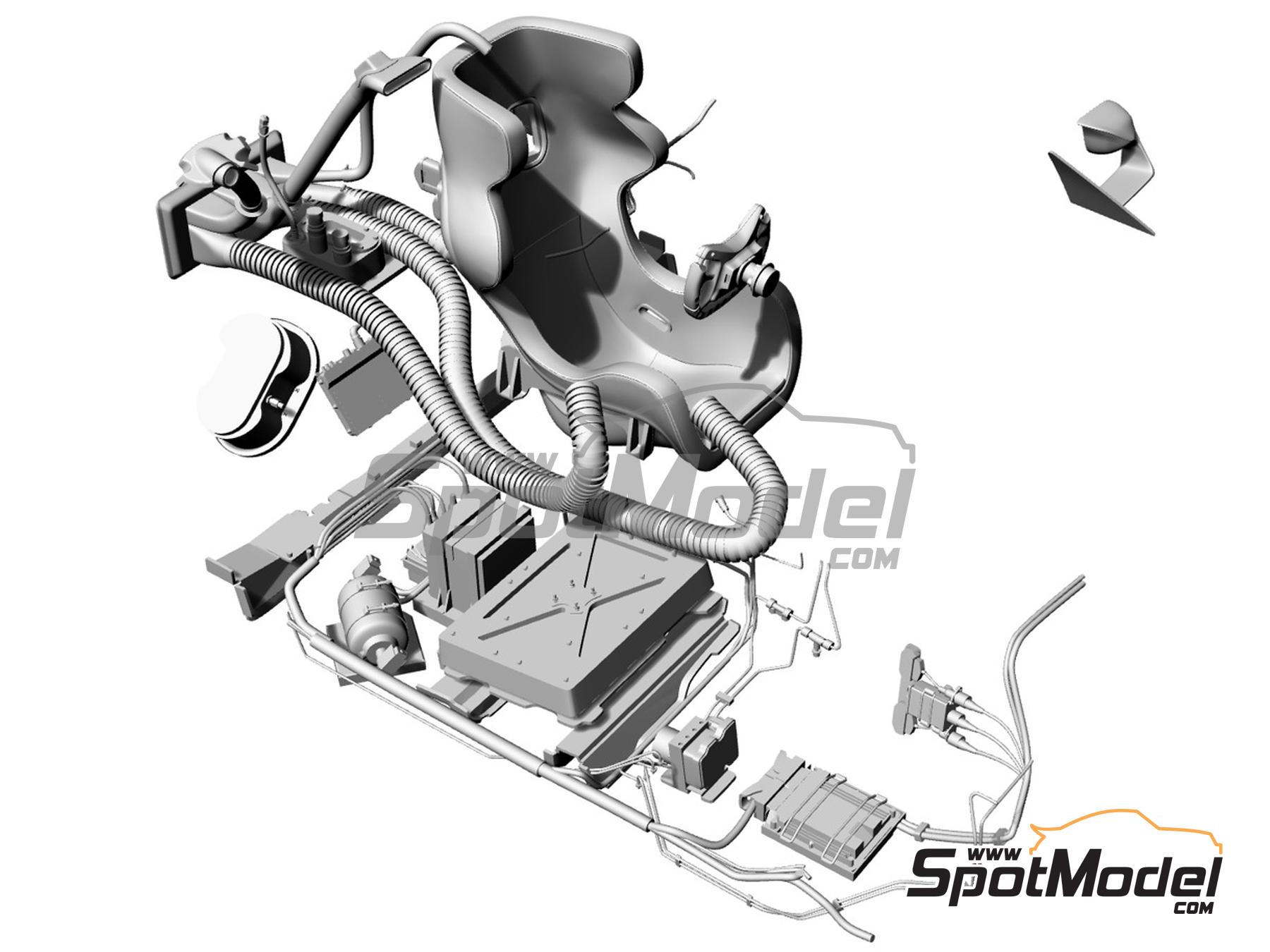 Kitbox PZY Model MX5-088: Detail up set 1/24 scale - BMW M4 GT3 ...