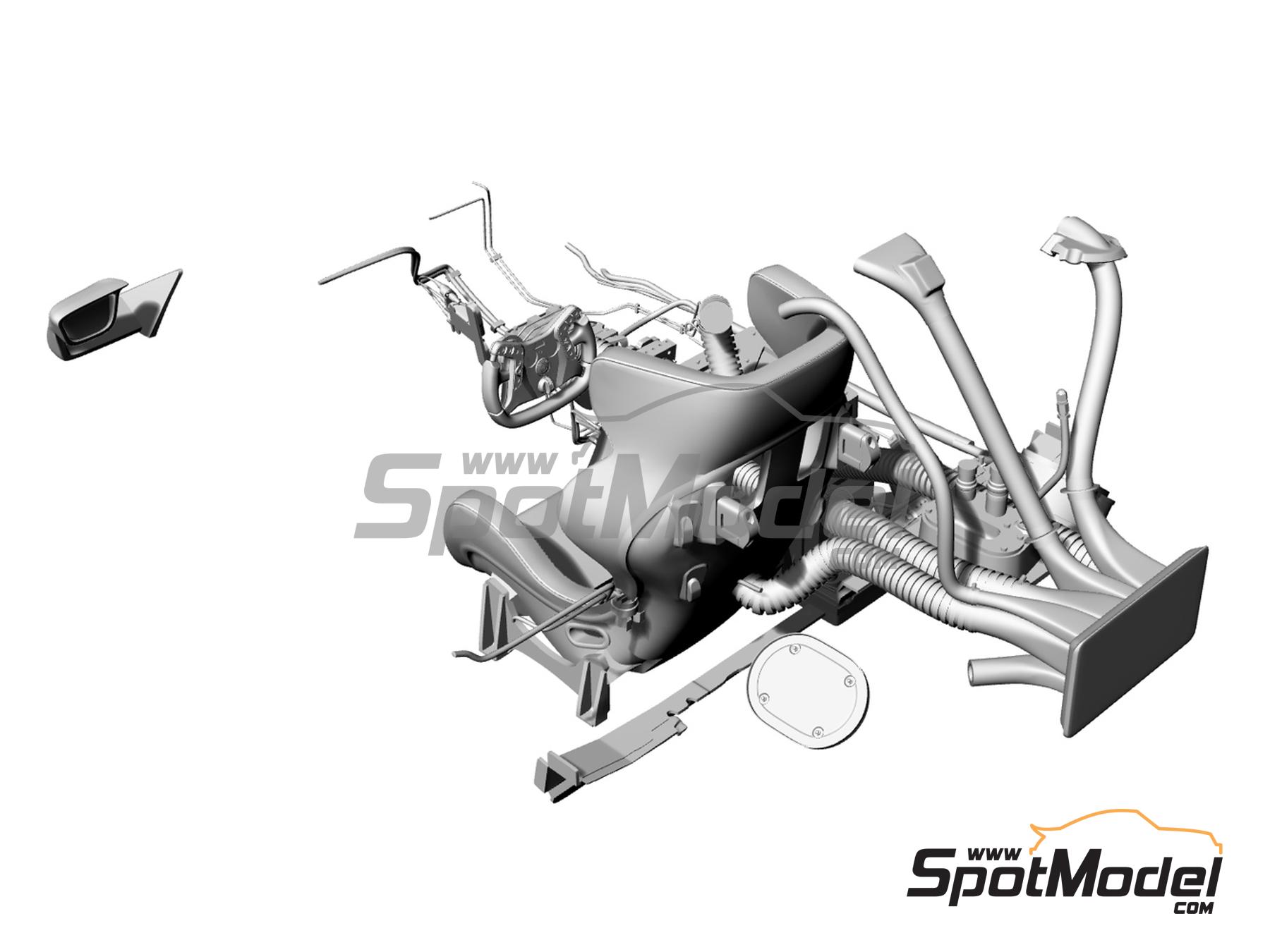 Kitbox PZY Model MX5-088: Detail up set 1/24 scale - BMW M4 GT3 ...