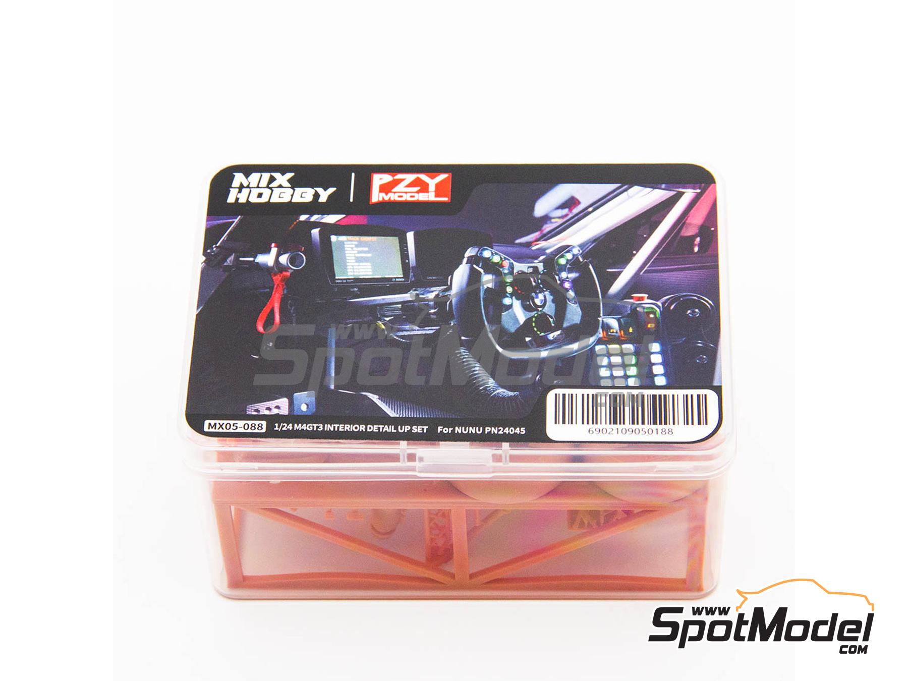 Kitbox PZY Model MX5-088: Detail up set 1/24 scale - BMW M4 GT3 ...