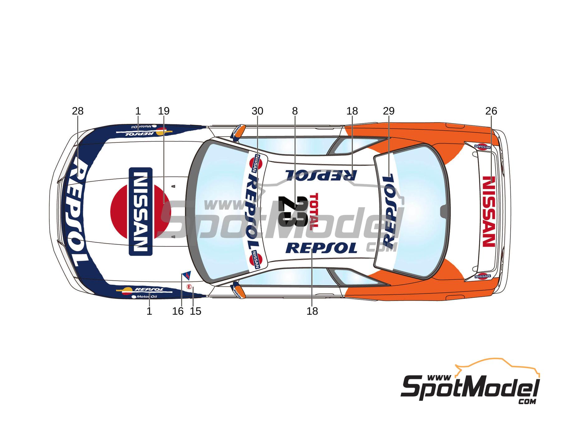 LB Production LB24051: Marking / livery 1/24 scale - Nissan Skyline GT ...