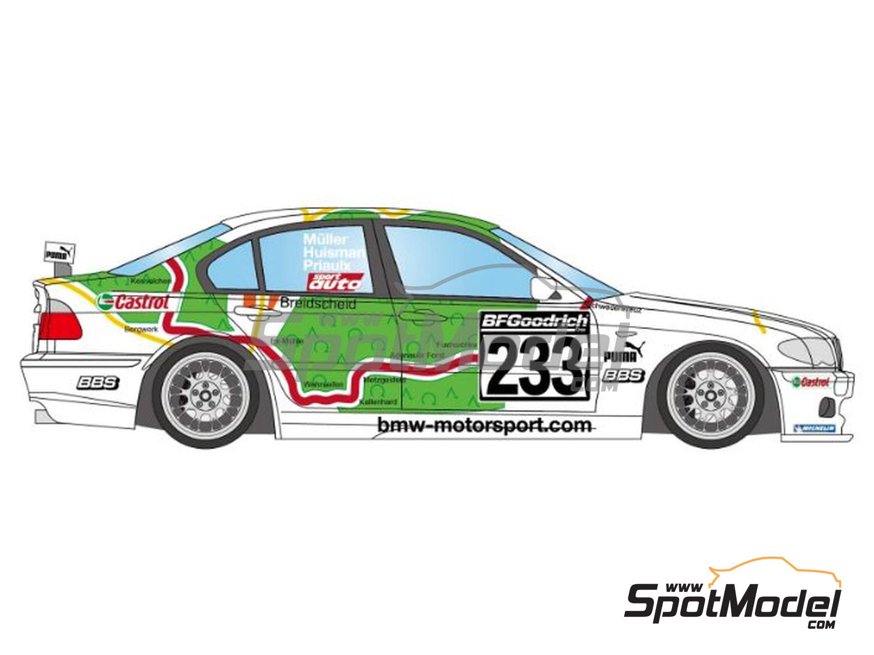 LB Production LB24056: Marking / livery 1/24 scale - BMW 320i (E46 ...